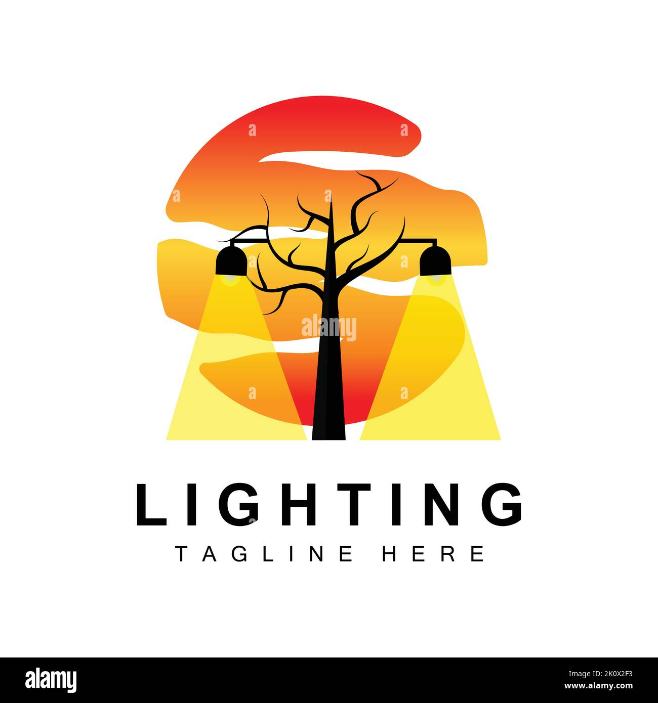 Lantern Lamp Logo Design, Life Lighting Vector, Lamp Logo Illustration ...