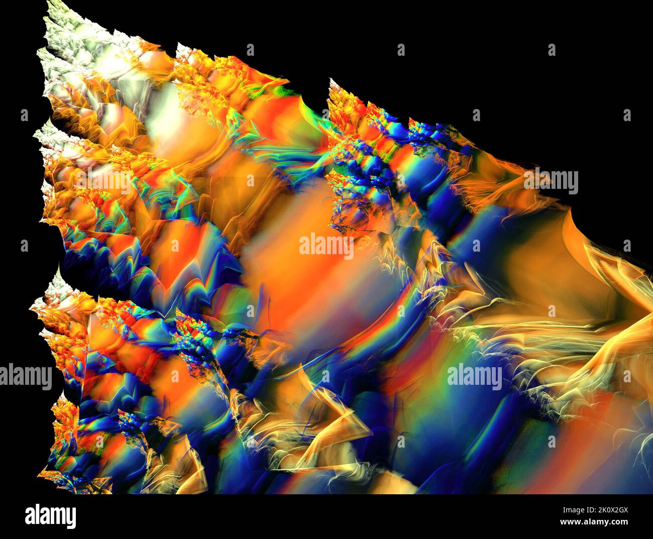 Imaginatory lush fractal texture image abstract background Stock Photo ...