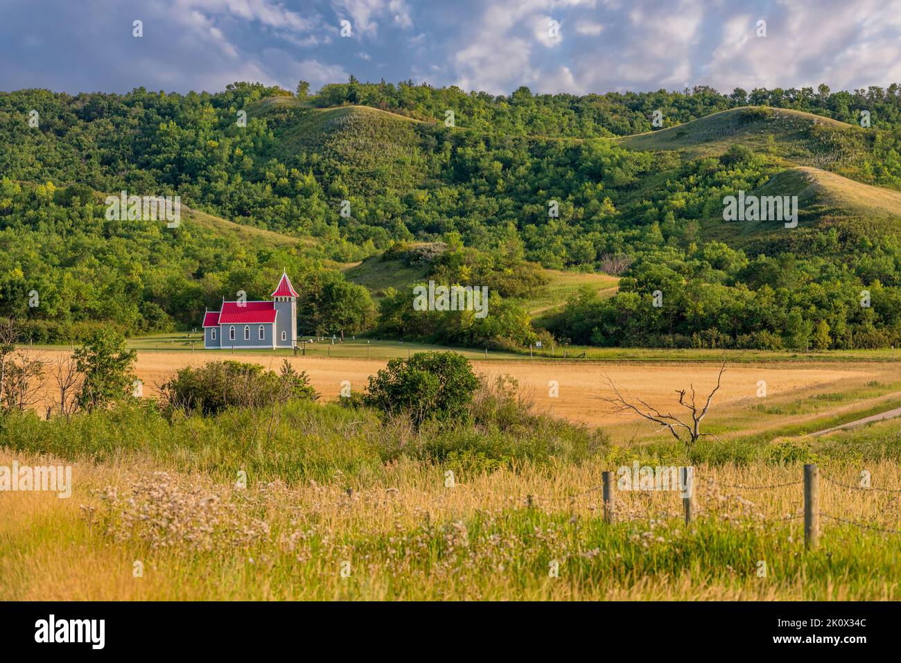 Countryside around St. Nicholas Anglican Church, also known as Little ...