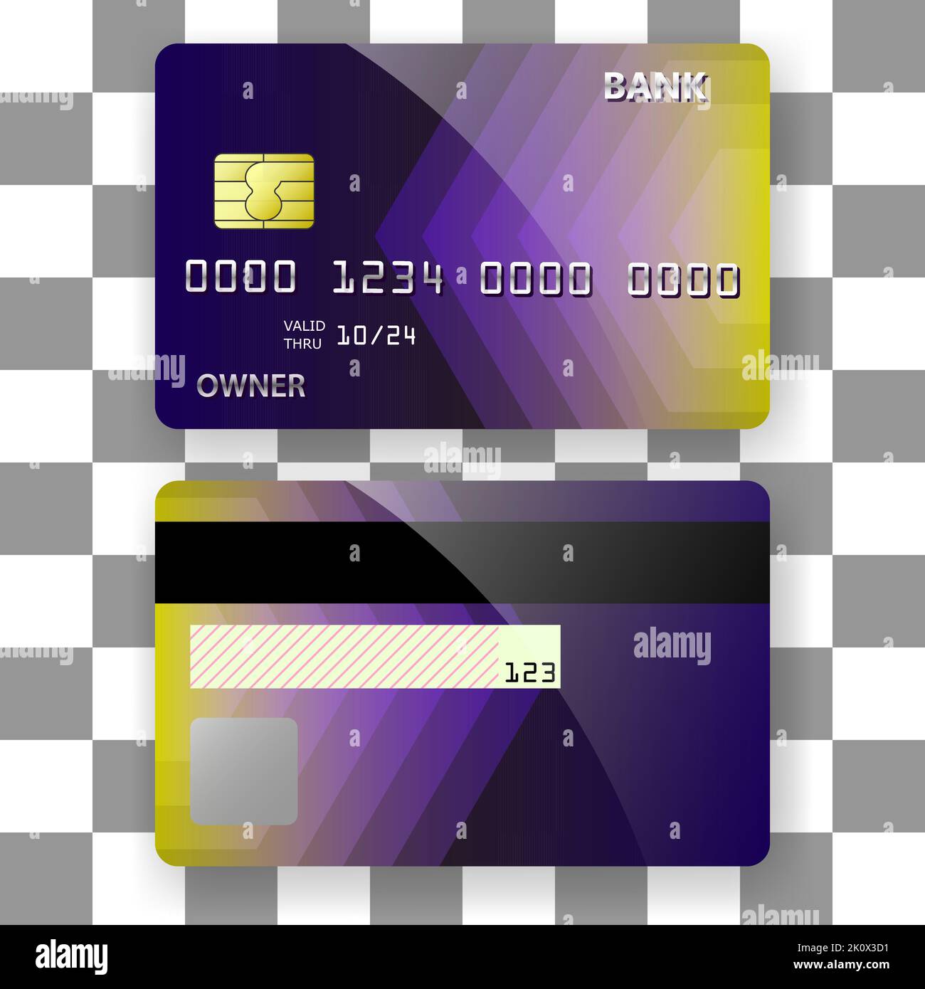 banking card template background pink stripe elegant design art ...