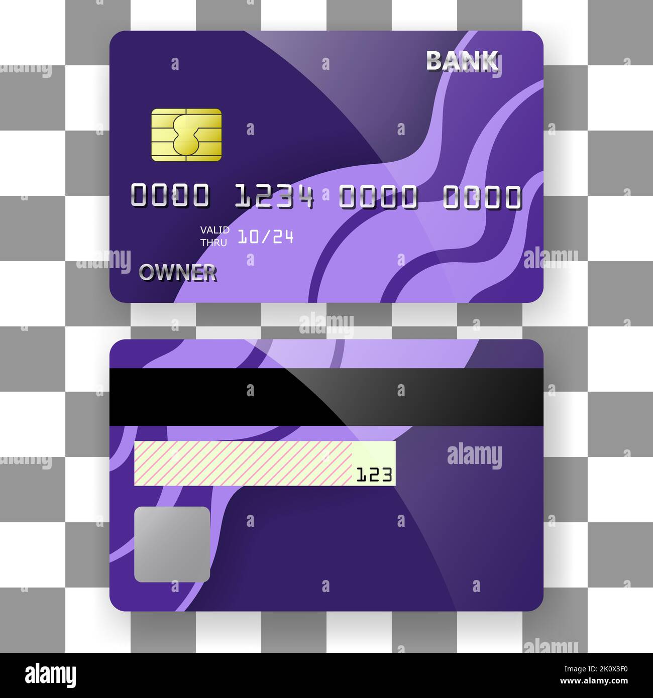 banking card template background pink stripe elegant design art ...