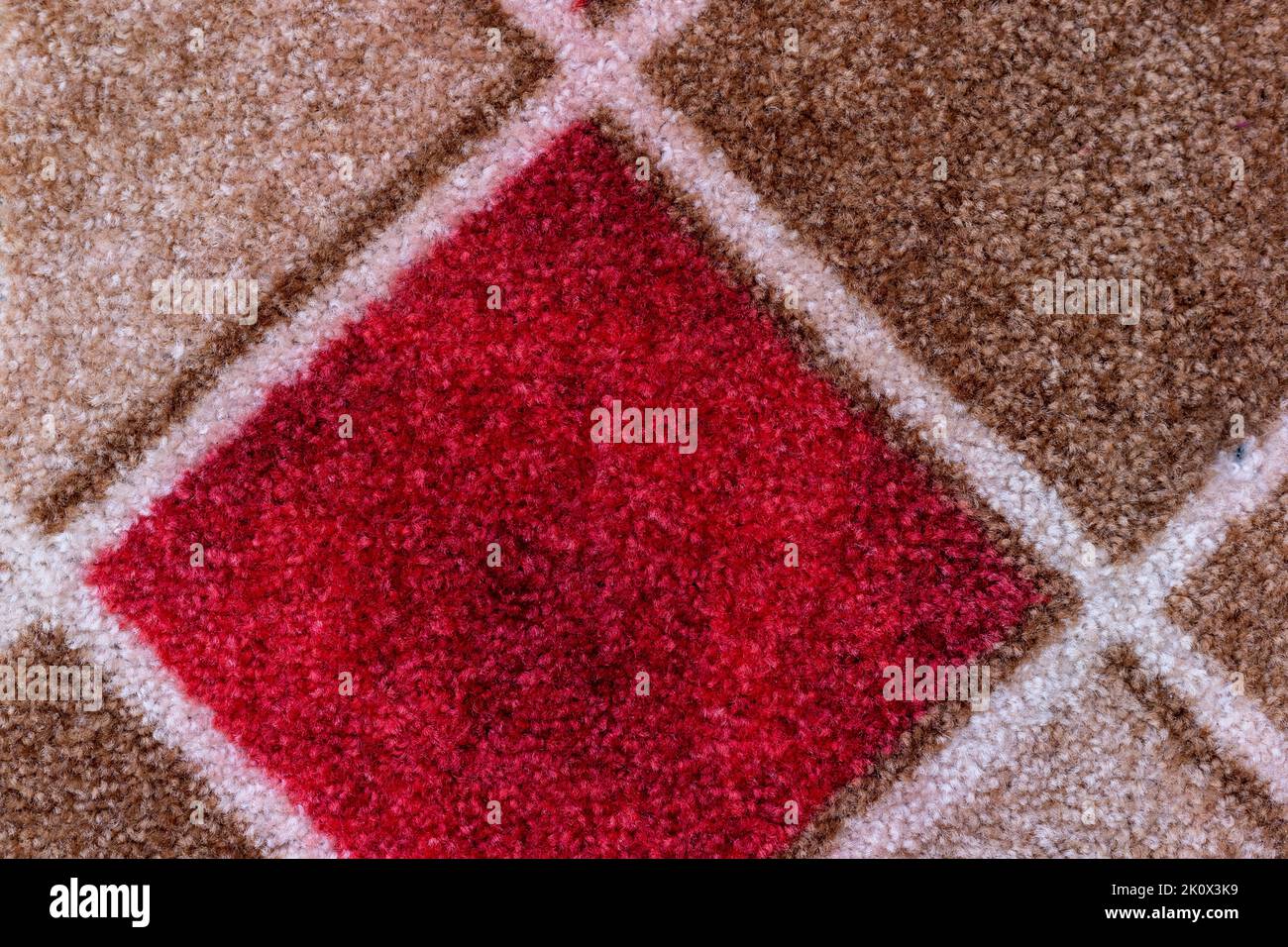 Geometric design carpet texture background closeup view Stock Photo - Alamy