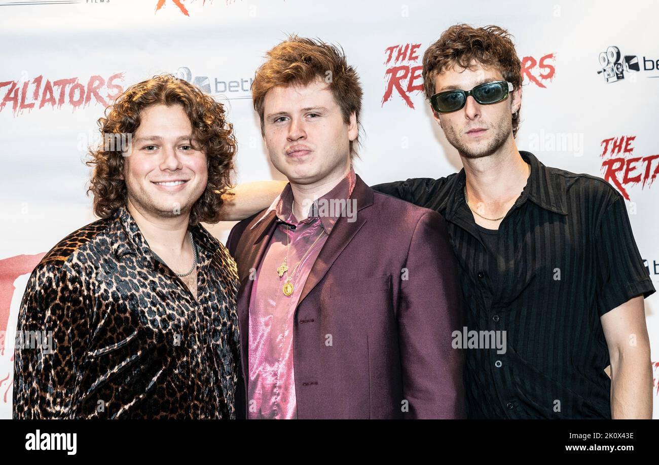 Musicians from Tempt (from L - R Zach Allen, Harrison Marcello, Nick ...