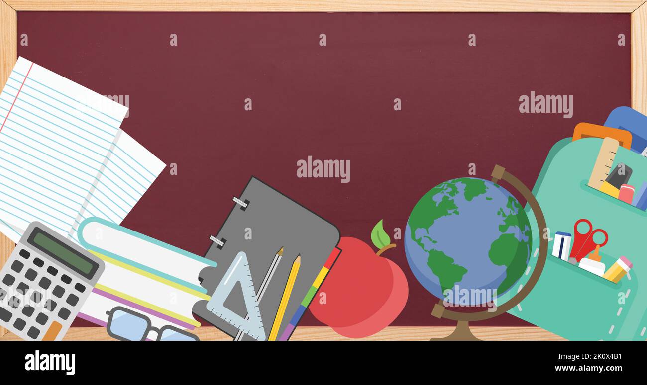 Science concept globe on chalkboard hi-res stock photography and images ...