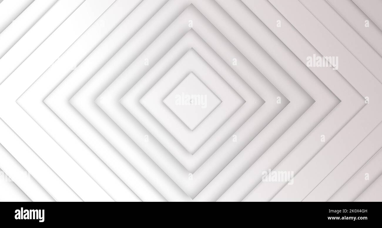 Image of multiple white squares moving in formation in hypnotic motion ...