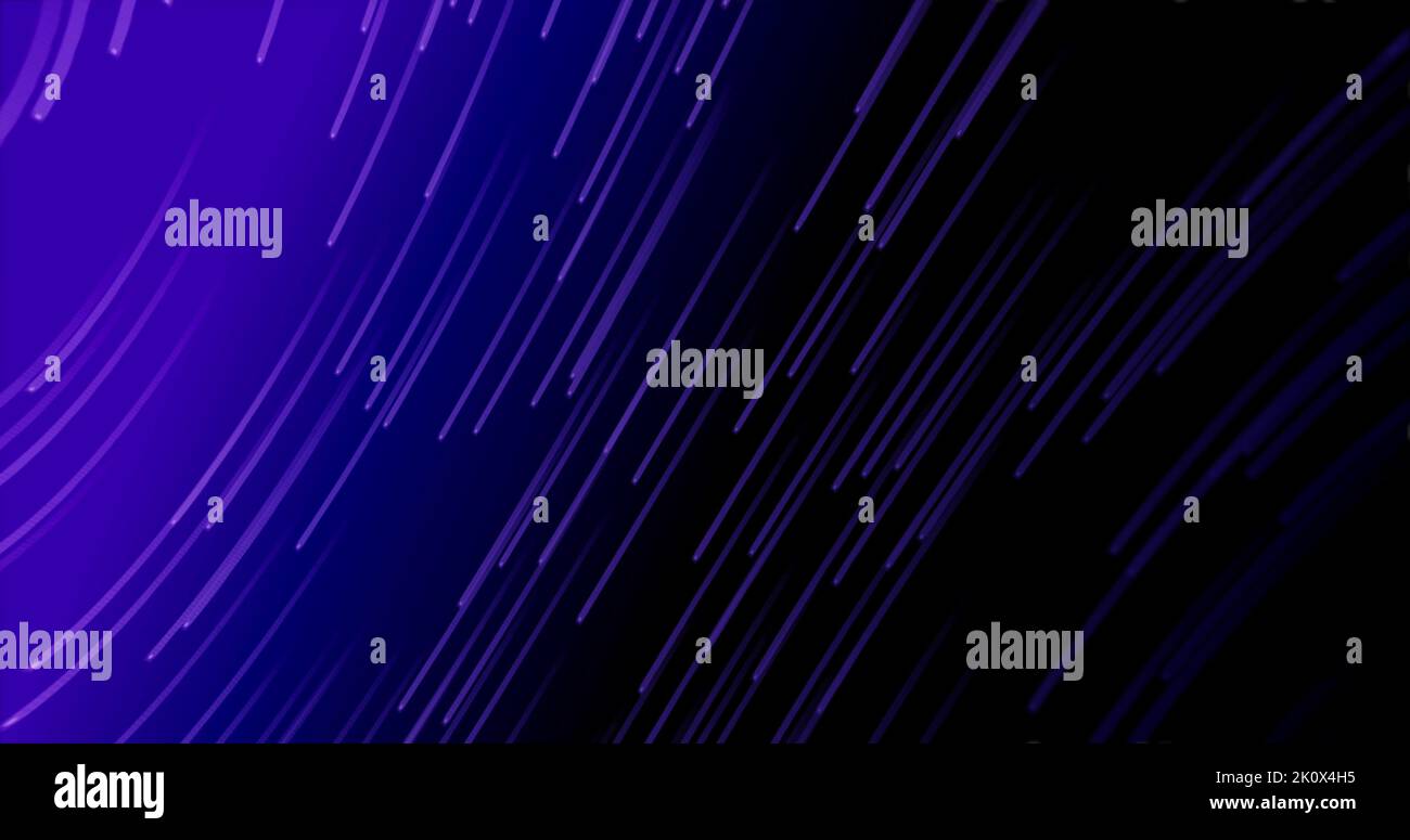 Image of multiple purple glowing light trails moving in hypnotic motion ...