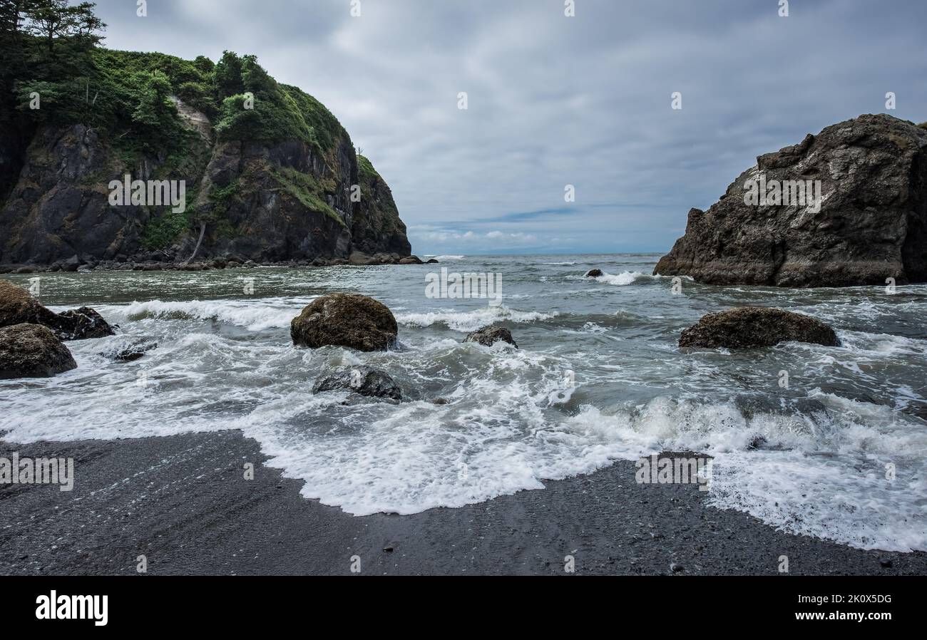 Washing States Wild Olympic Coast Stock Photo - Alamy