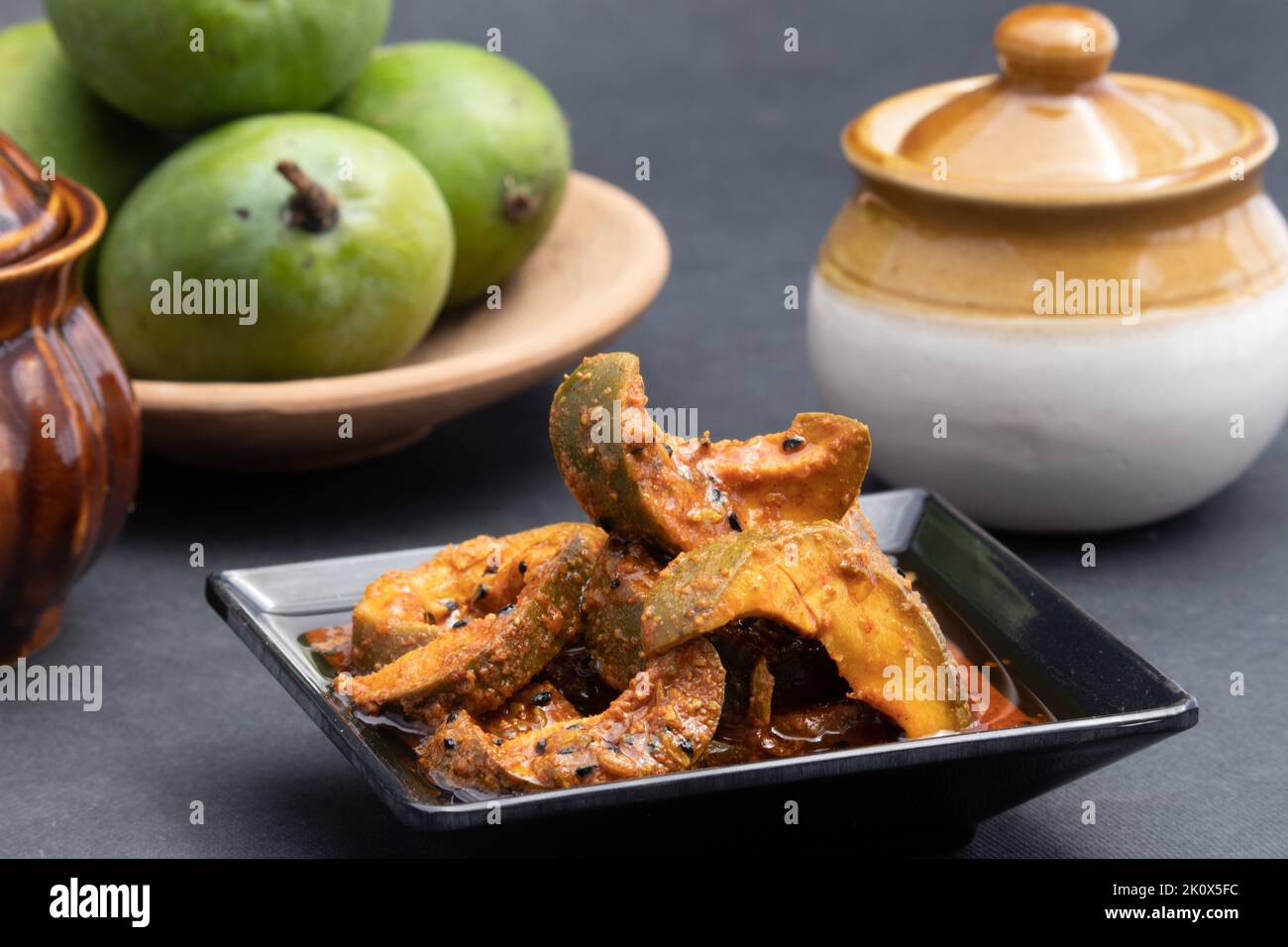 Mango Pickle Also Called Aam Ka Achar, Organic Dry Kachi Keri Achaar ...