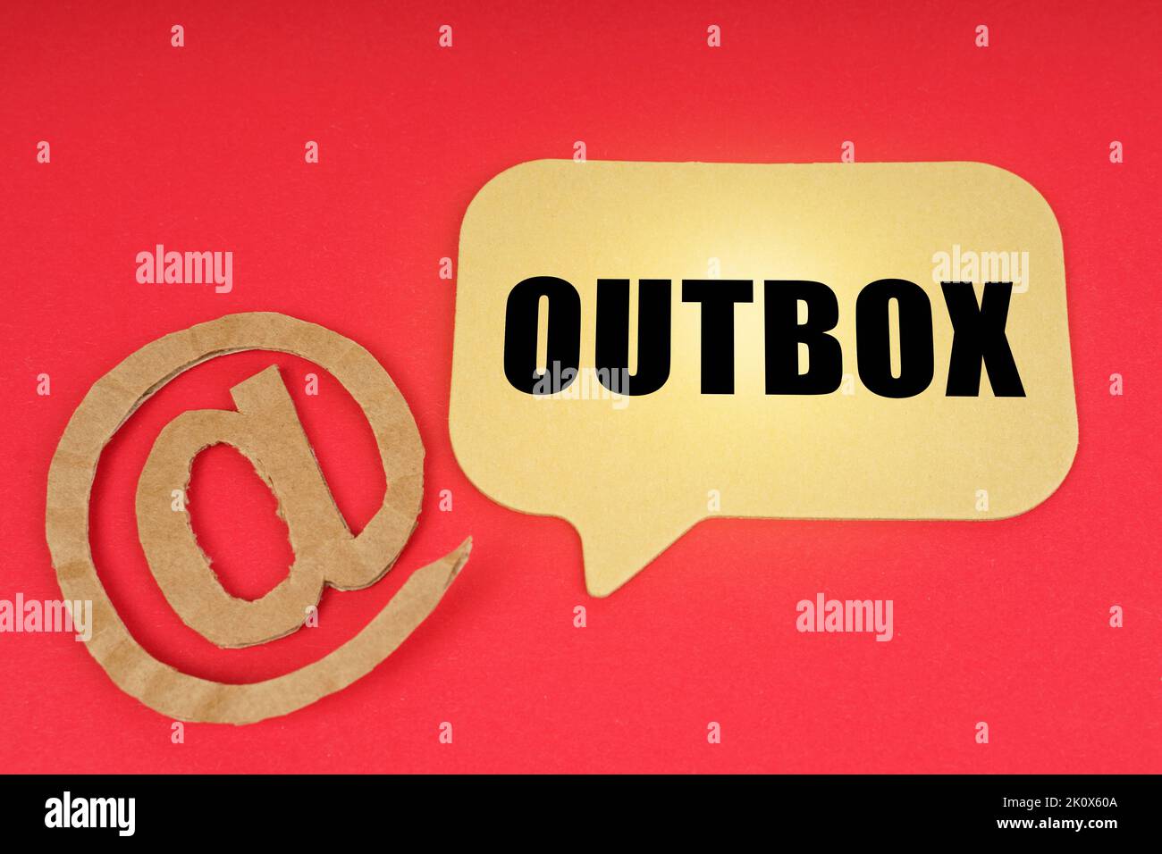 Outbox text hi-res stock photography and images - Alamy