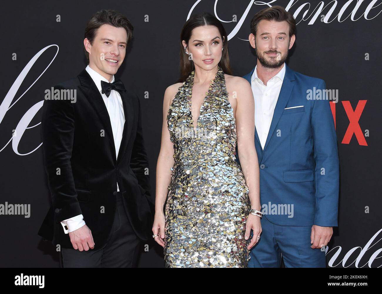 Los Angeles, USA. 13th Sep, 2022. (L-R) Xavier Samuel, Ana de Armas and ...