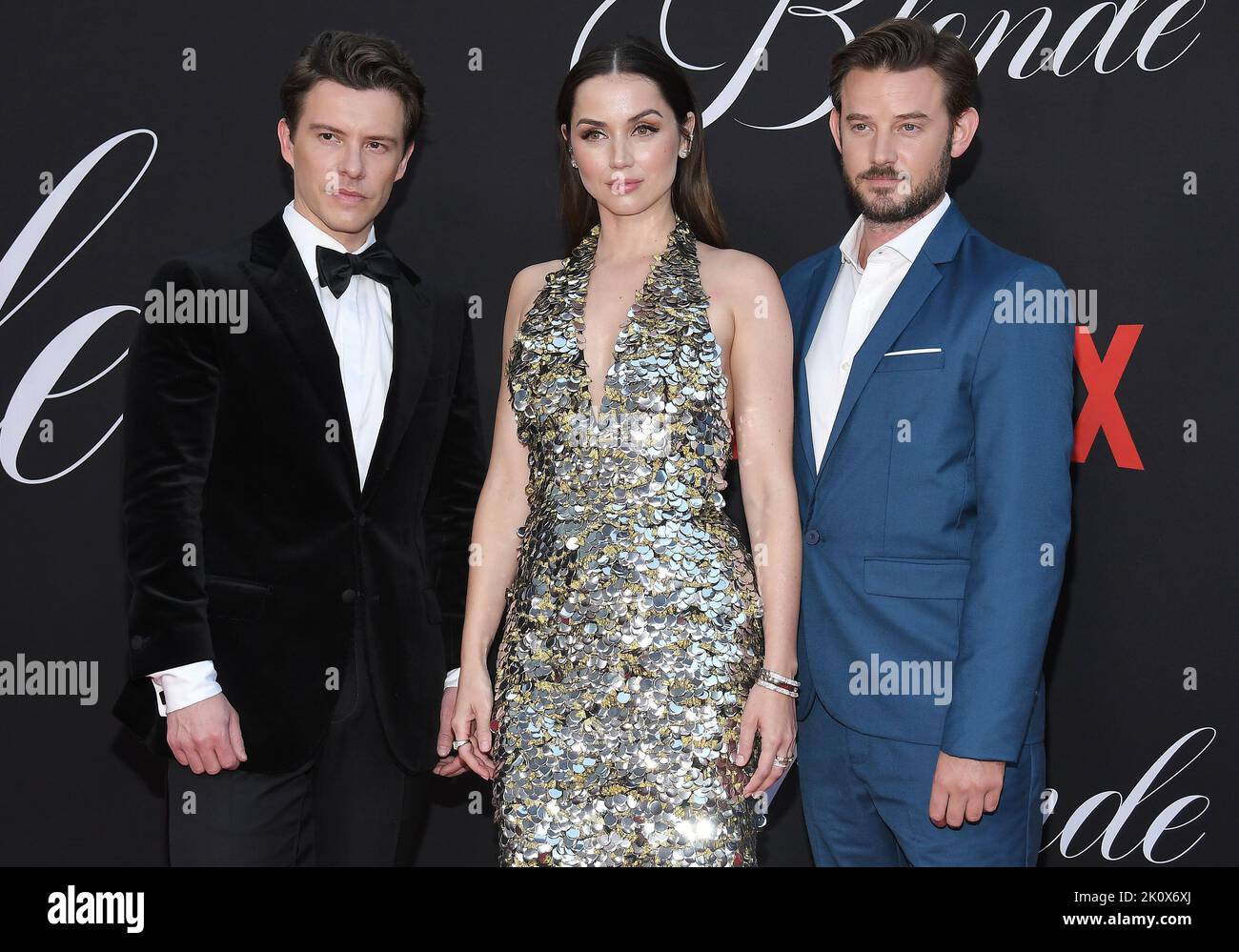 Los Angeles, USA. 13th Sep, 2022. (L-R) Xavier Samuel, Ana de Armas and ...