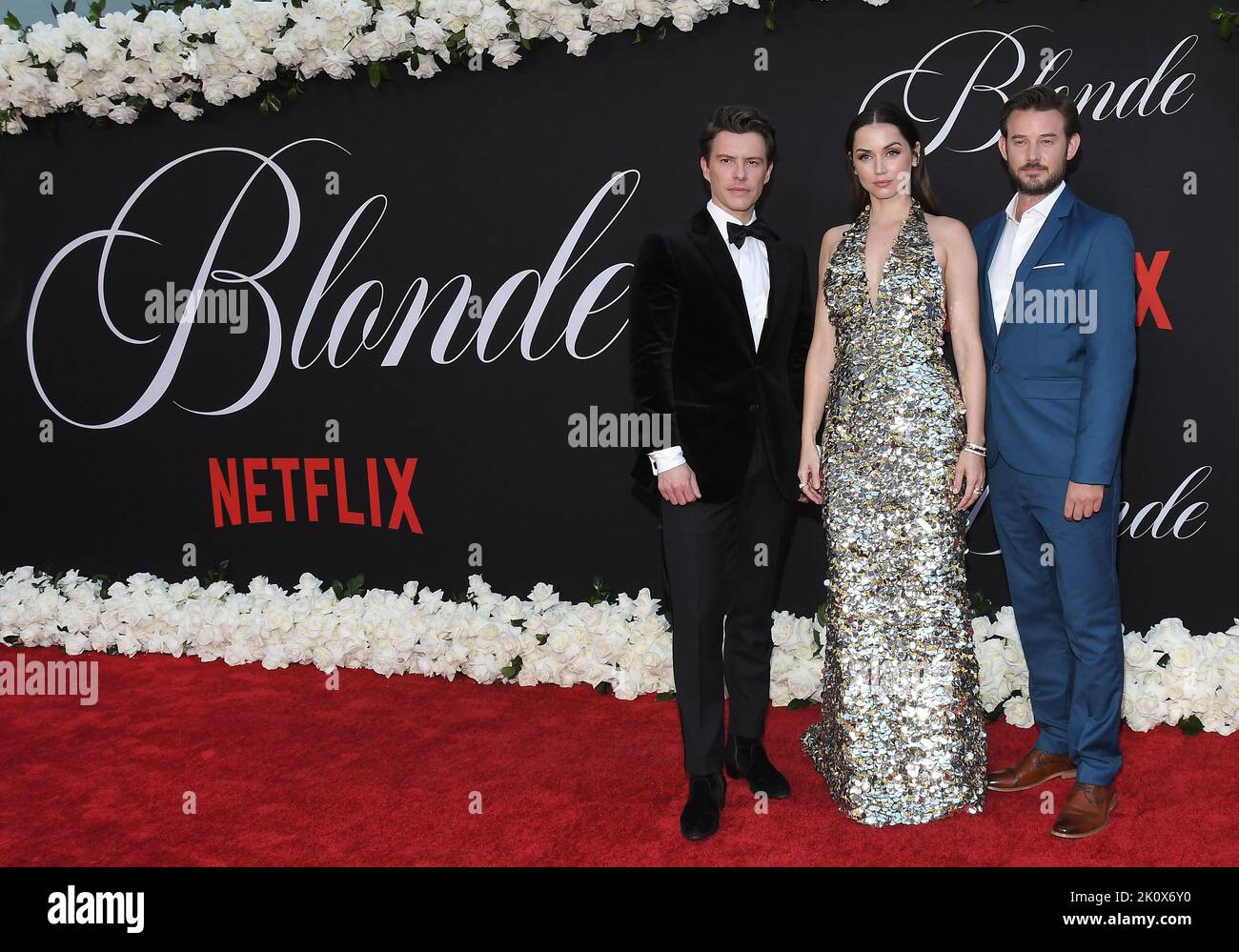 Los Angeles, USA. 13th Sep, 2022. (L-R) Xavier Samuel, Ana de Armas and ...
