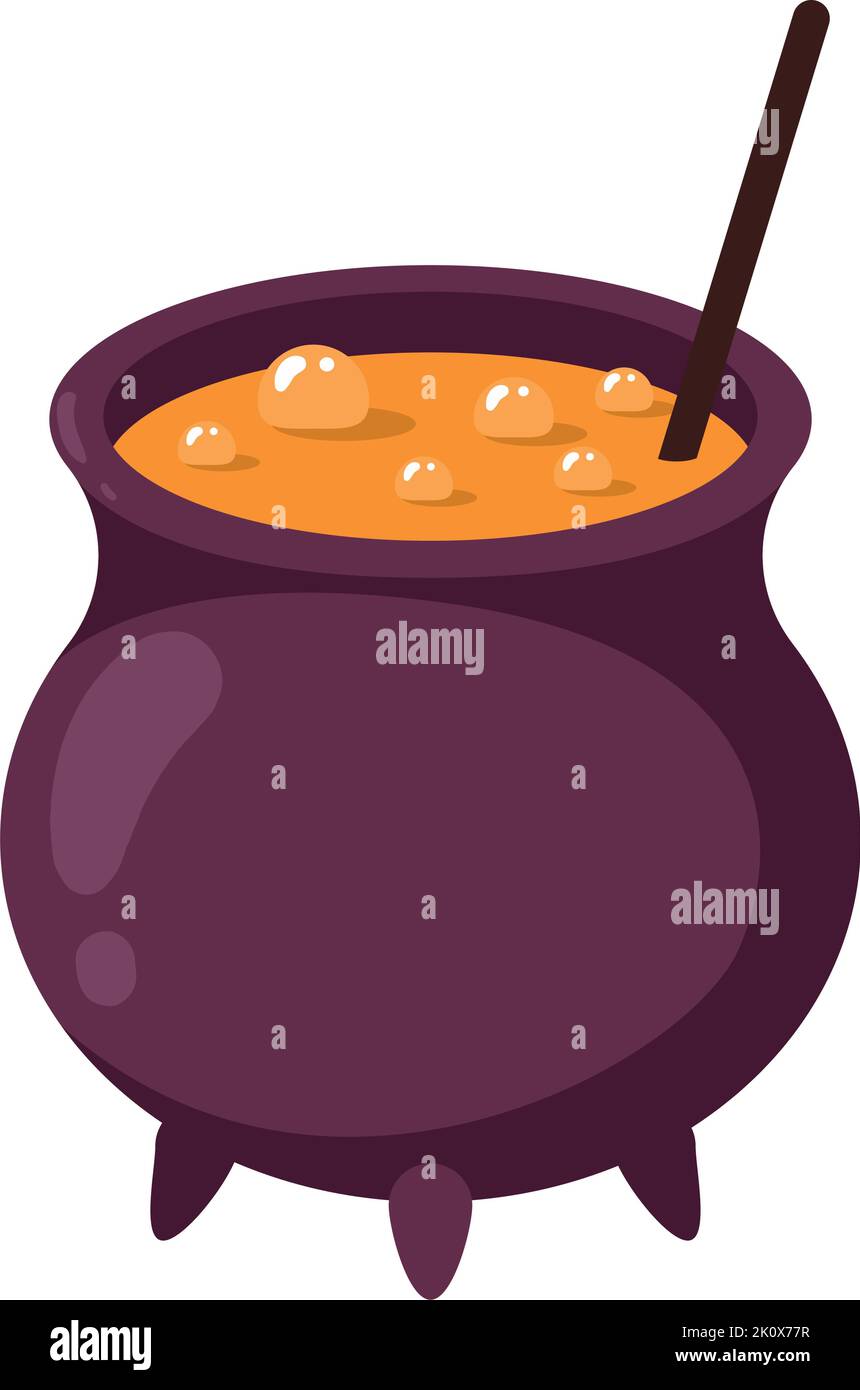 halloween witch cauldron Stock Vector Image & Art - Alamy