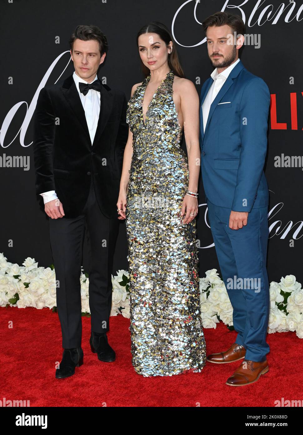 Los Angeles, USA. 13th Sep, 2022. Evan Williams, Ana De Armas & Xavier ...