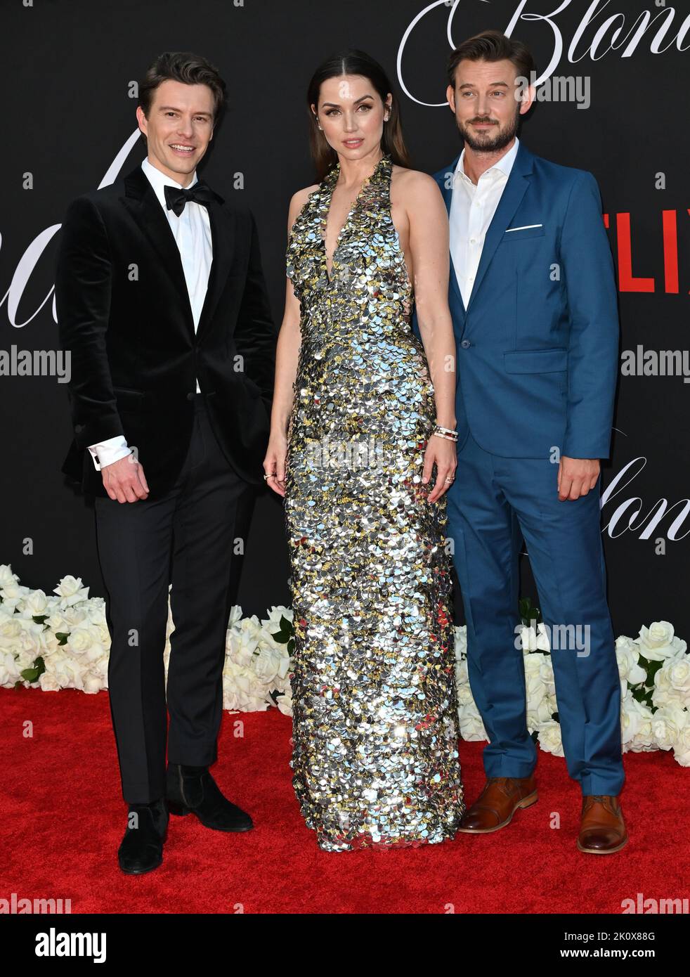 Los Angeles, USA. 13th Sep, 2022. Evan Williams, Ana De Armas & Xavier ...