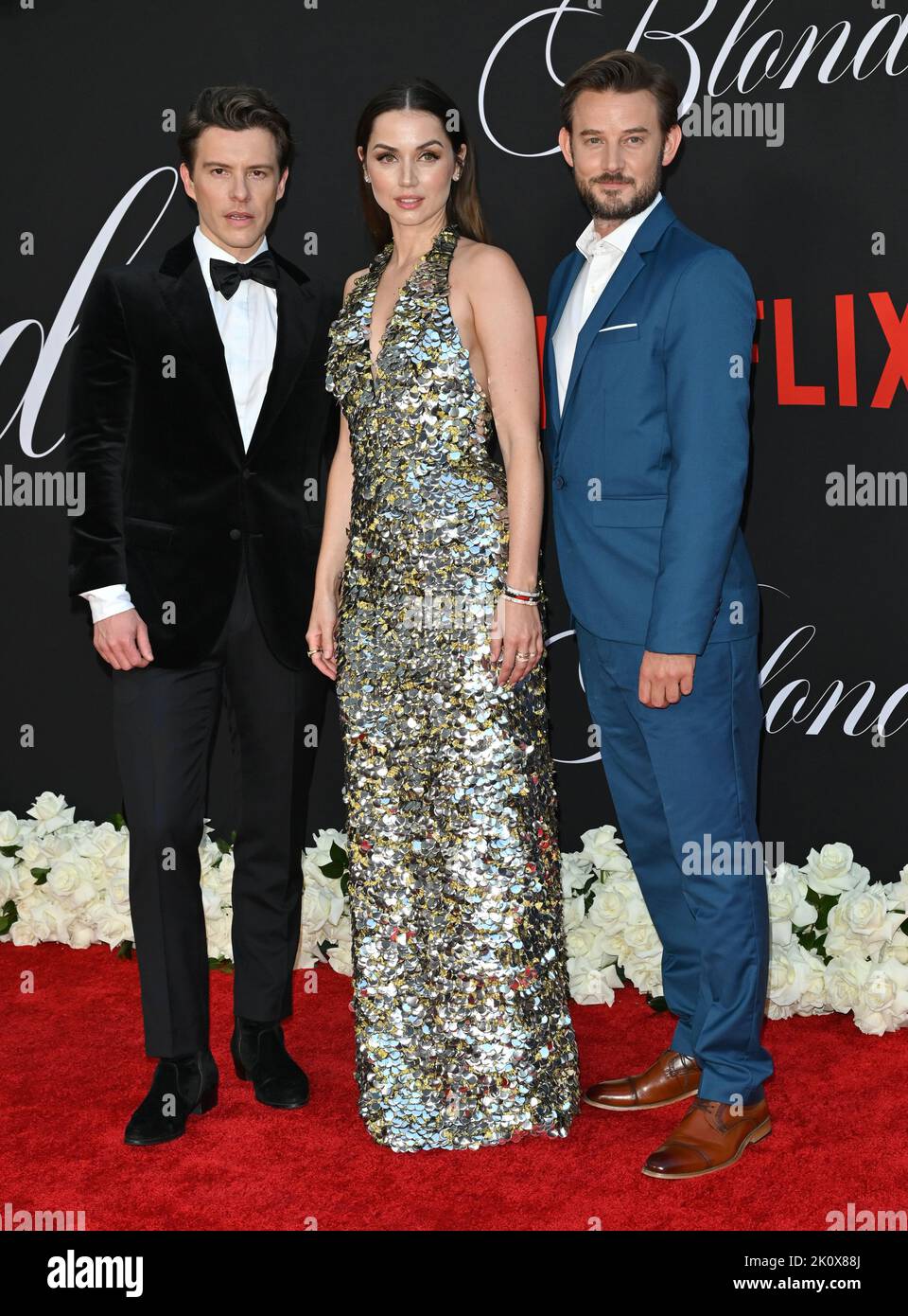 Los Angeles, USA. 13th Sep, 2022. Evan Williams, Ana De Armas & Xavier ...