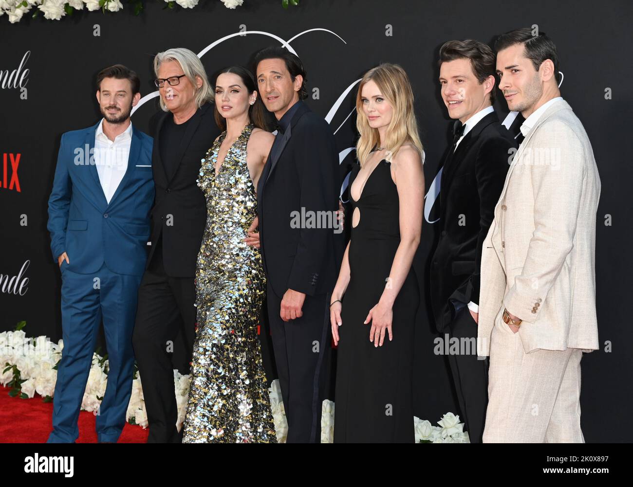 Los Angeles, USA. 13th Sep, 2022. Evan Williams, Andrew Dominki, Ana De ...