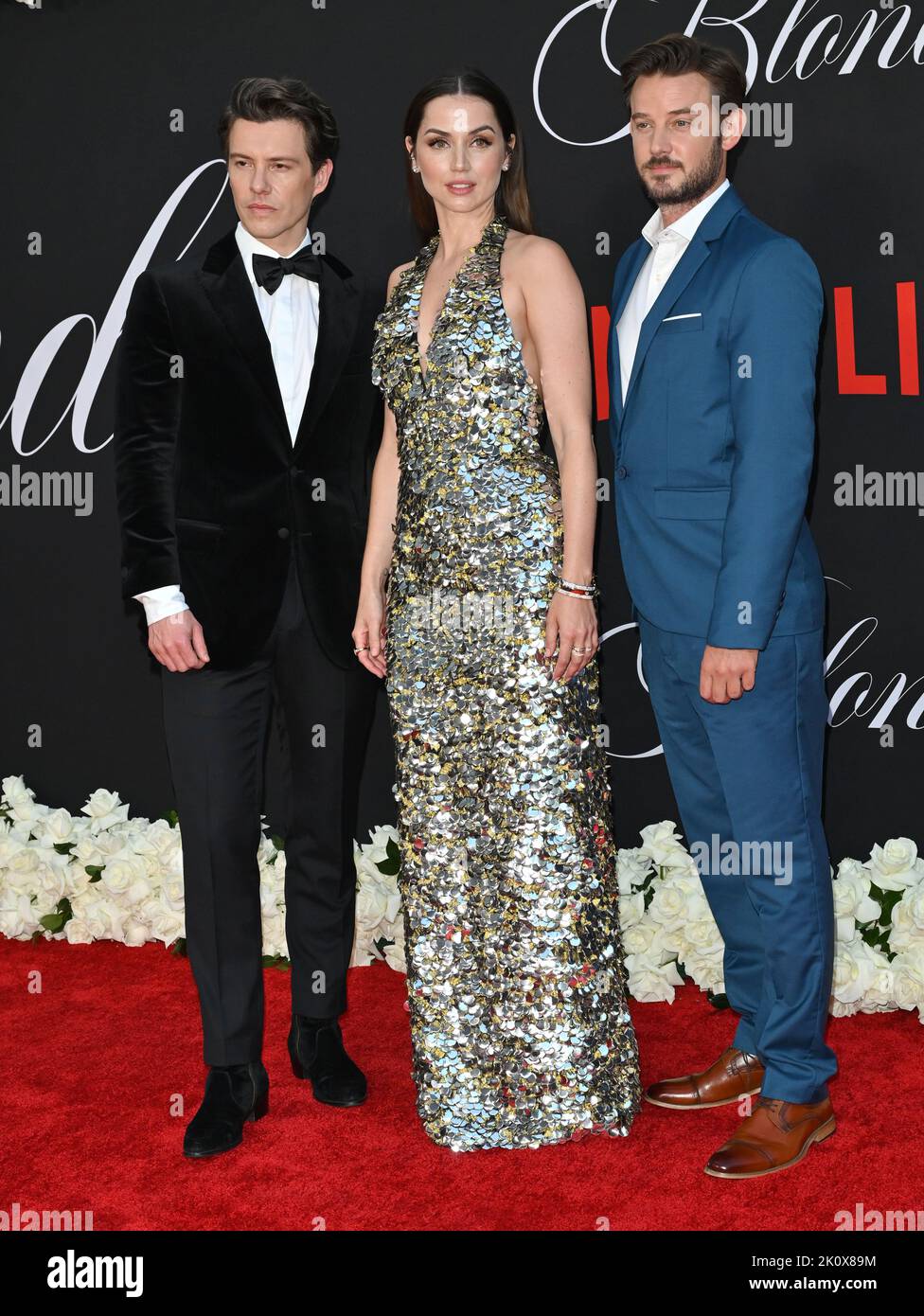 Los Angeles, USA. 13th Sep, 2022. Evan Williams, Ana De Armas & Xavier ...