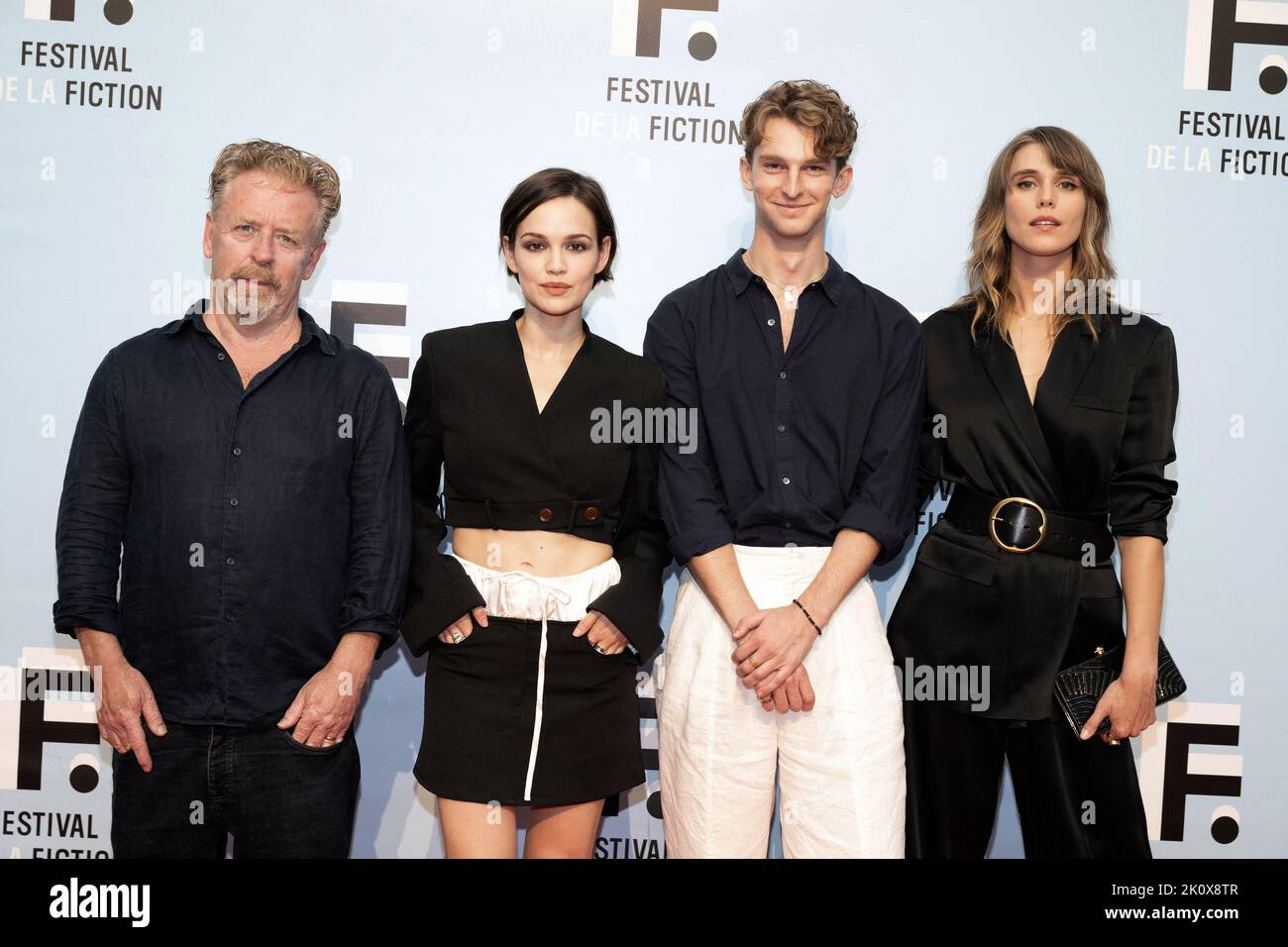 La Rochelle, France. 14th Sep, 2022. Pete Travis, Emilia Schüle, Louis ...