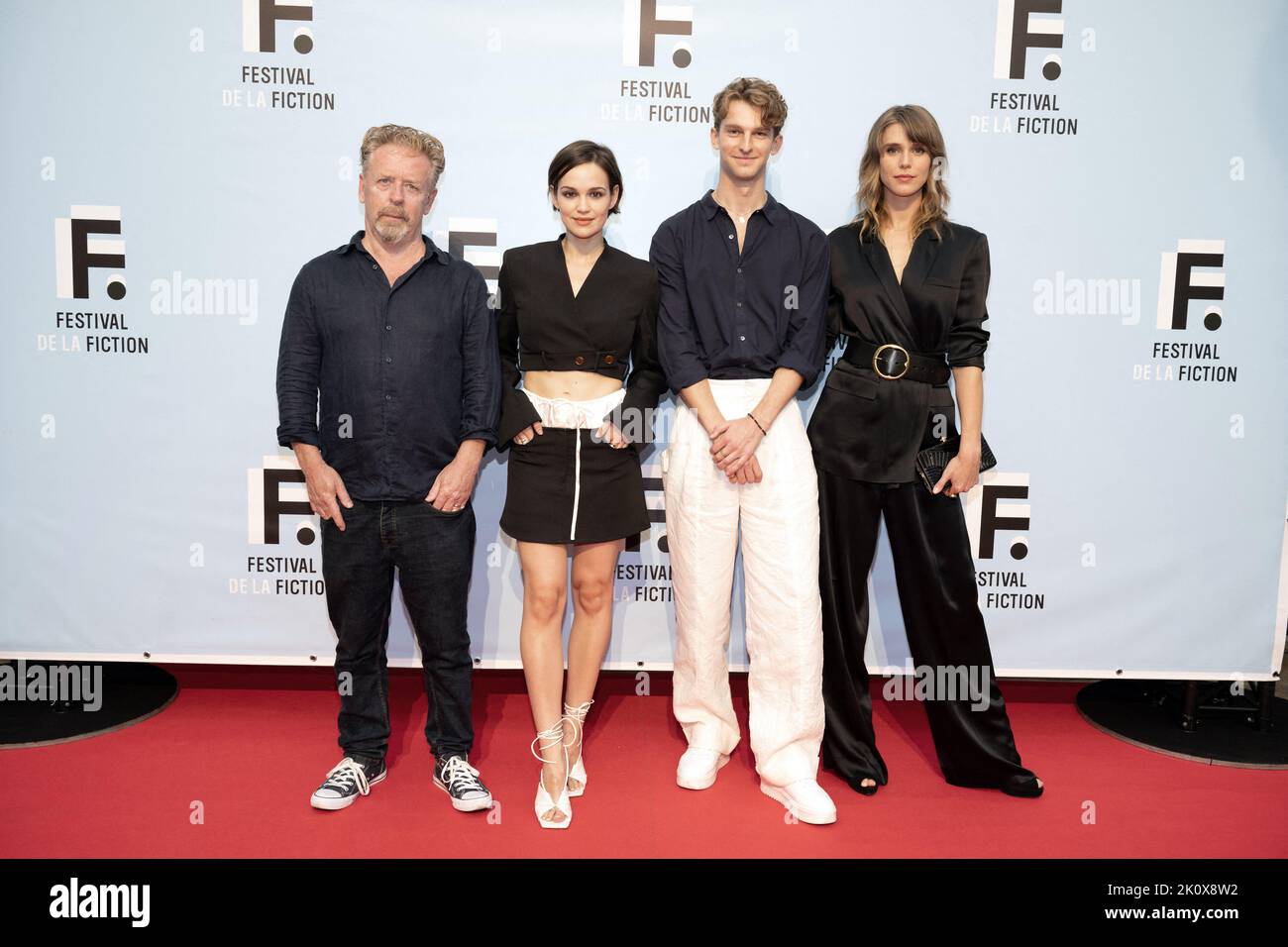 La Rochelle, France. 14th Sep, 2022. Pete Travis, Emilia Schüle, Louis ...