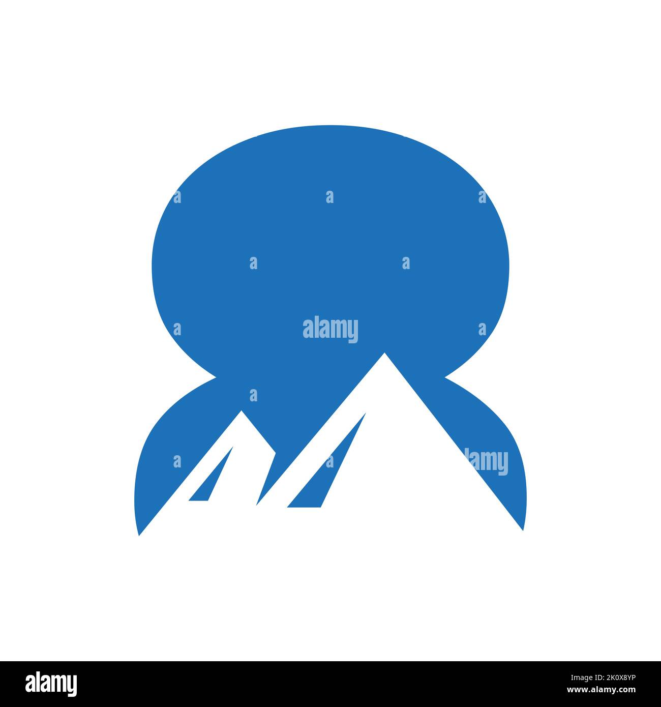 Letter 8 Mount Logo Vector Sign. Mountain Nature Landscape Logo Combine ...