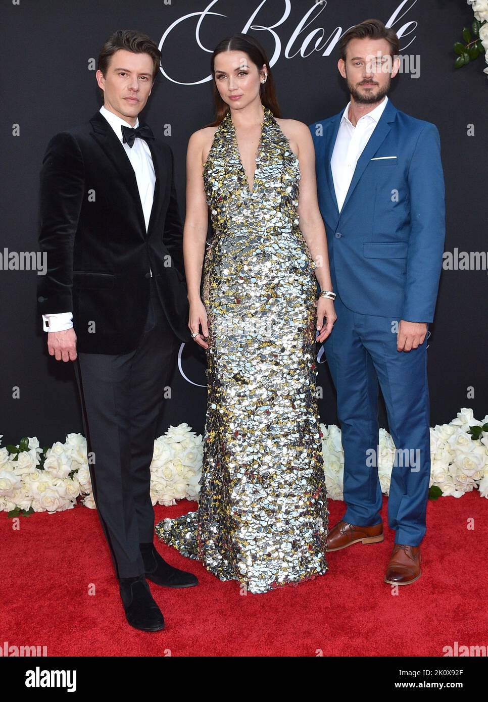 Xavier Samuel, Ana De Armas and Evan Williams arriving to the U.S ...