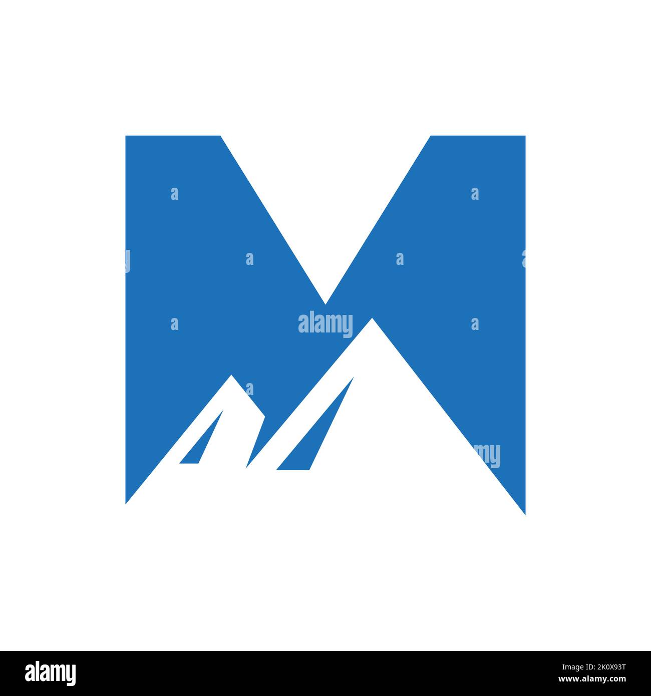 Letter M Mount Logo Vector Sign. Mountain Nature Landscape Logo Combine ...