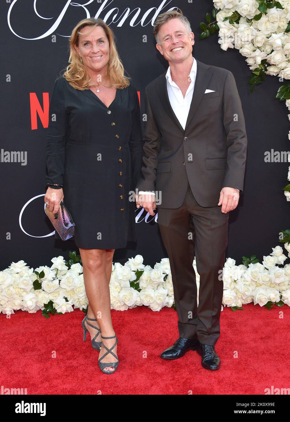 Caspar Phillipson arriving to the U.S. premiere of "Blonde" at the TCL ...