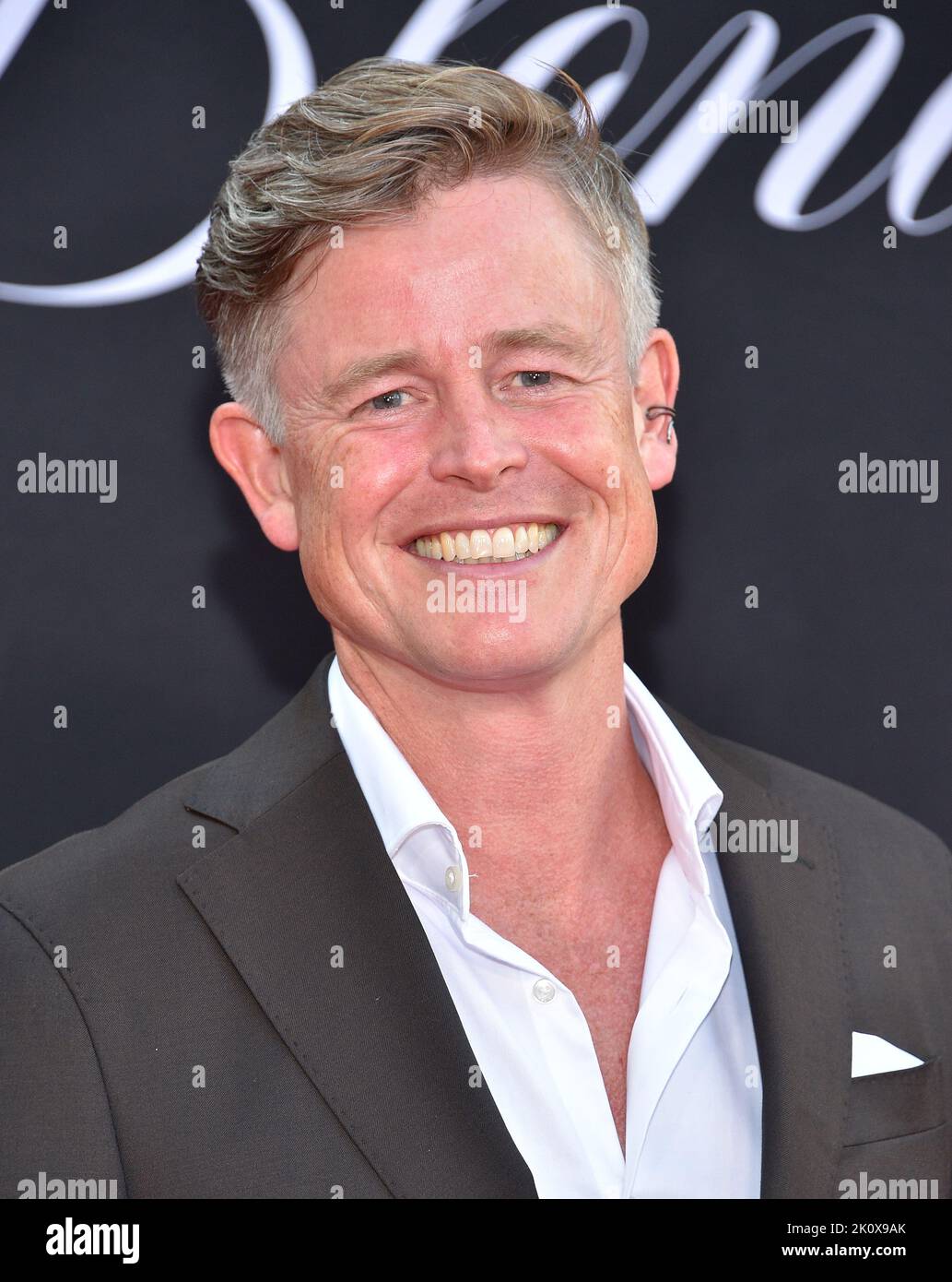 Caspar Phillipson arriving to the U.S. premiere of "Blonde" at the TCL ...