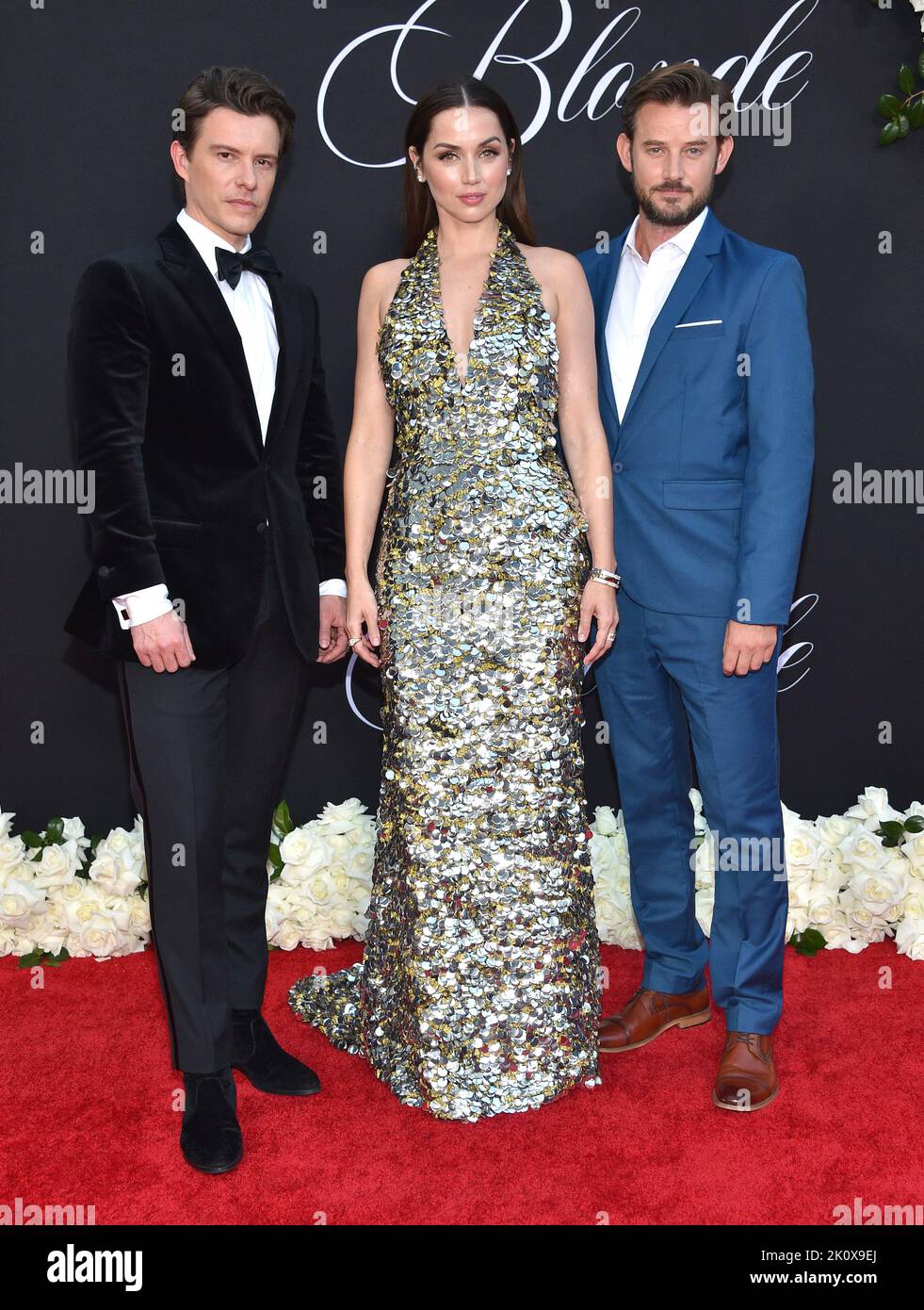 Xavier Samuel, Ana De Armas and Evan Williams arriving to the U.S ...