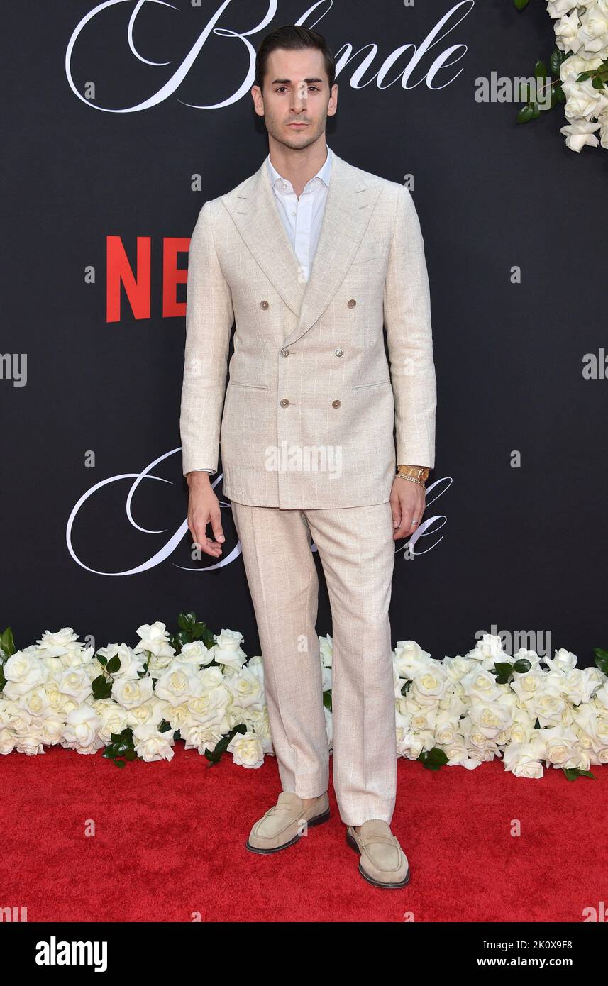 Ryan Vincent arriving to the U.S. premiere of "Blonde" at the TCL ...