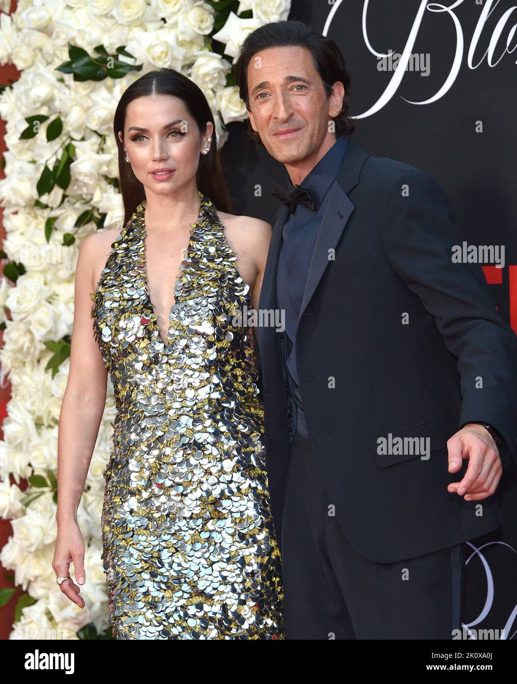Hollywood, USA. 13th Sep, 2022. Ana De Armas and Adrien Brody arriving ...