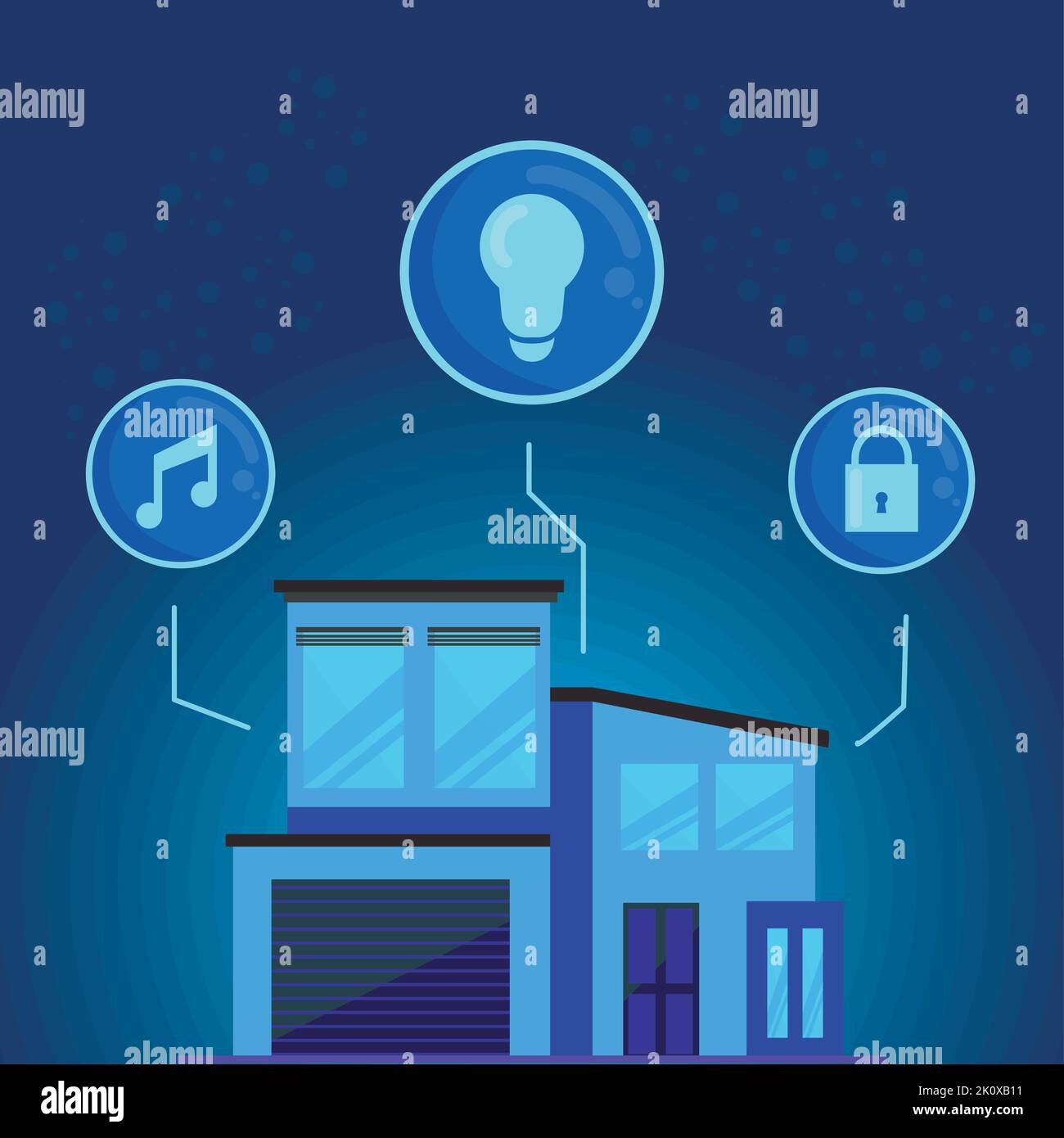 smart house design Stock Vector Image & Art - Alamy