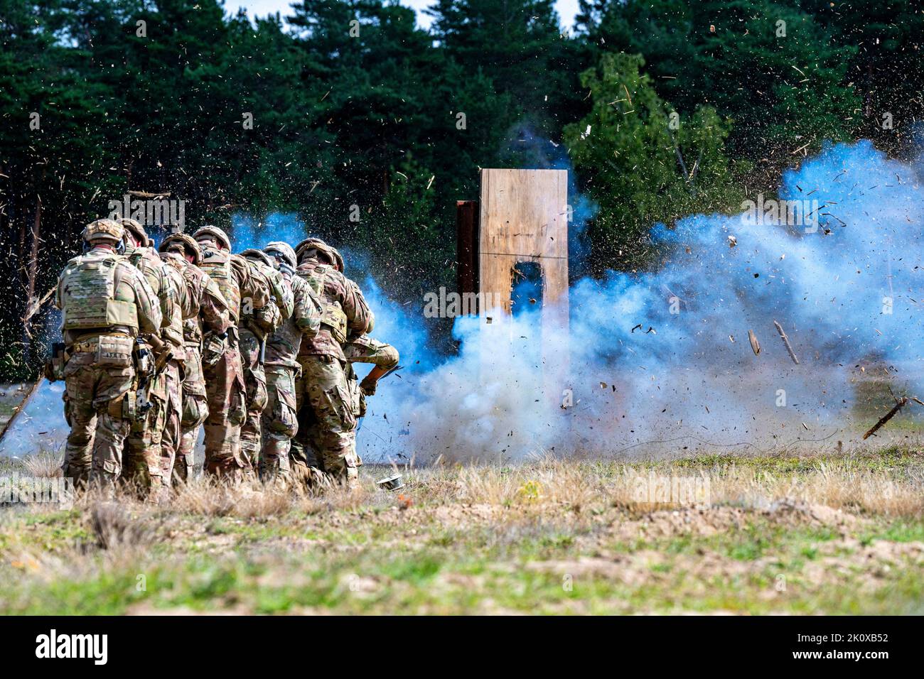Zagan, Poland. 30th Aug, 2022. U.S. Soldiers with 588th Brigade ...