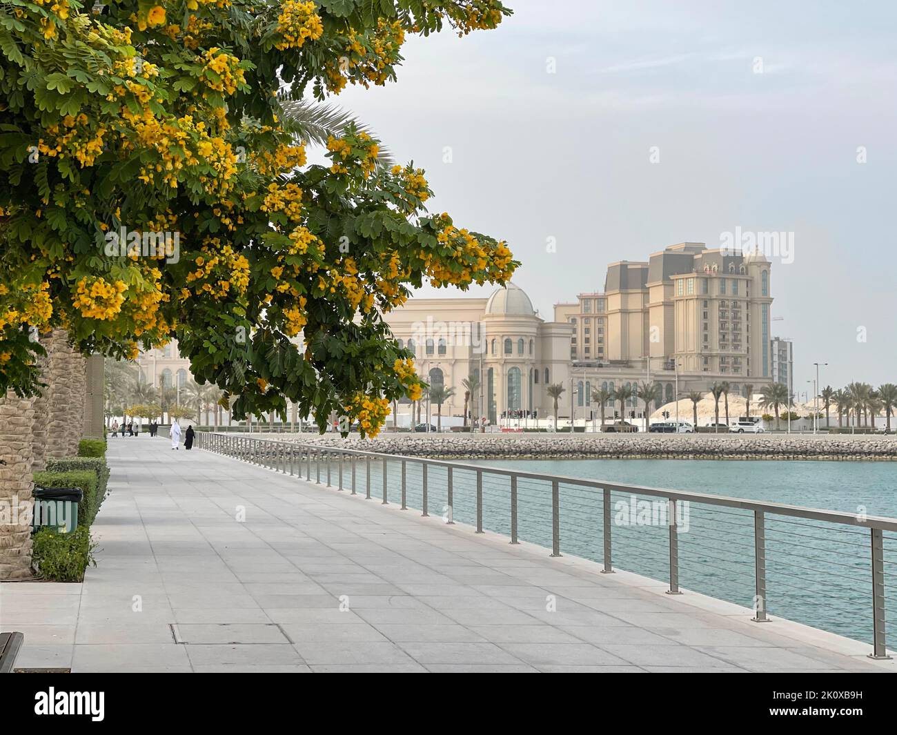 Beautiful evening view of Lusail Marina City Stock Photo - Alamy