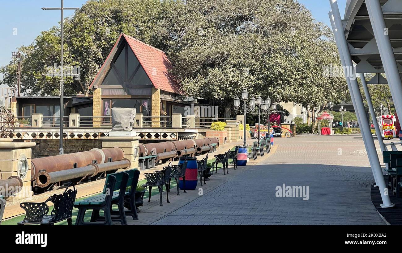 Beautiful view of port grand Karachi. iconic Land mark of Karachi Stock ...