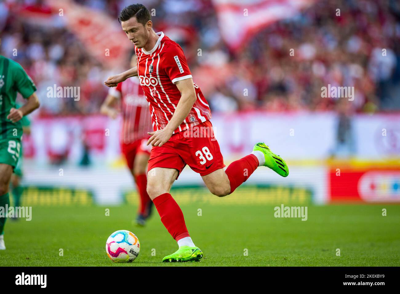 11 September 2022, Baden-Wuerttemberg, Freiburg im Breisgau: Soccer ...
