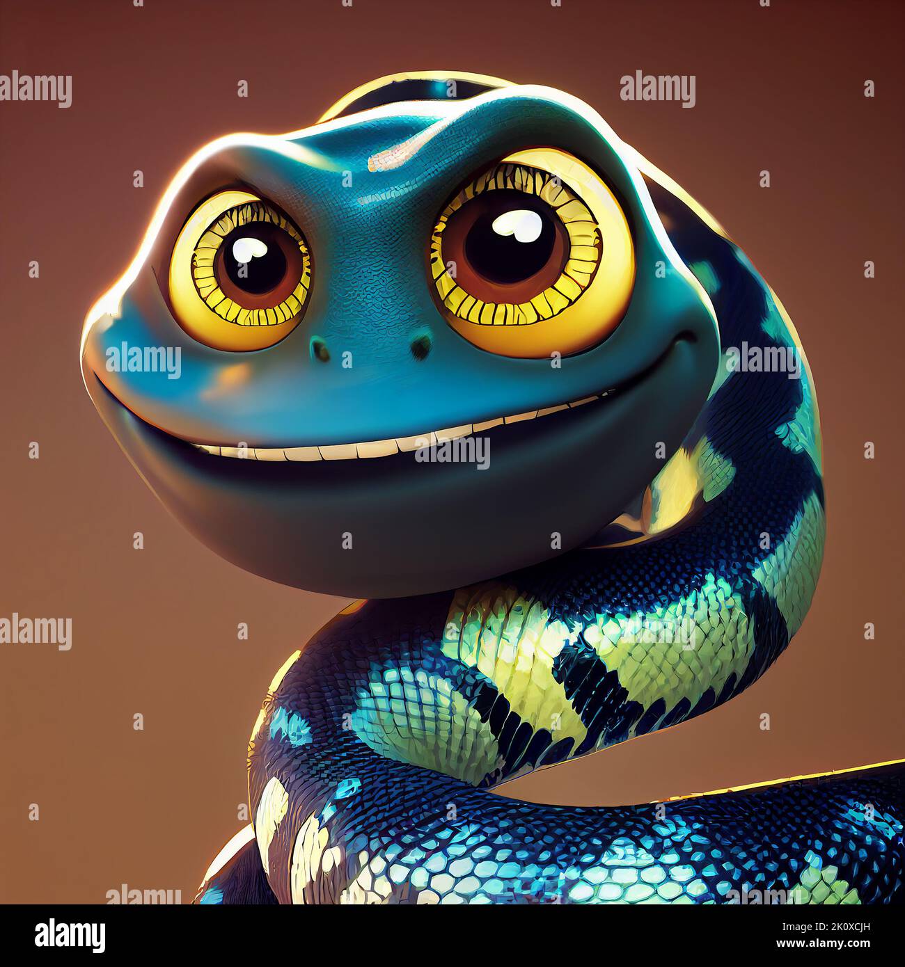 Smiling snake hi-res stock photography and images - Alamy