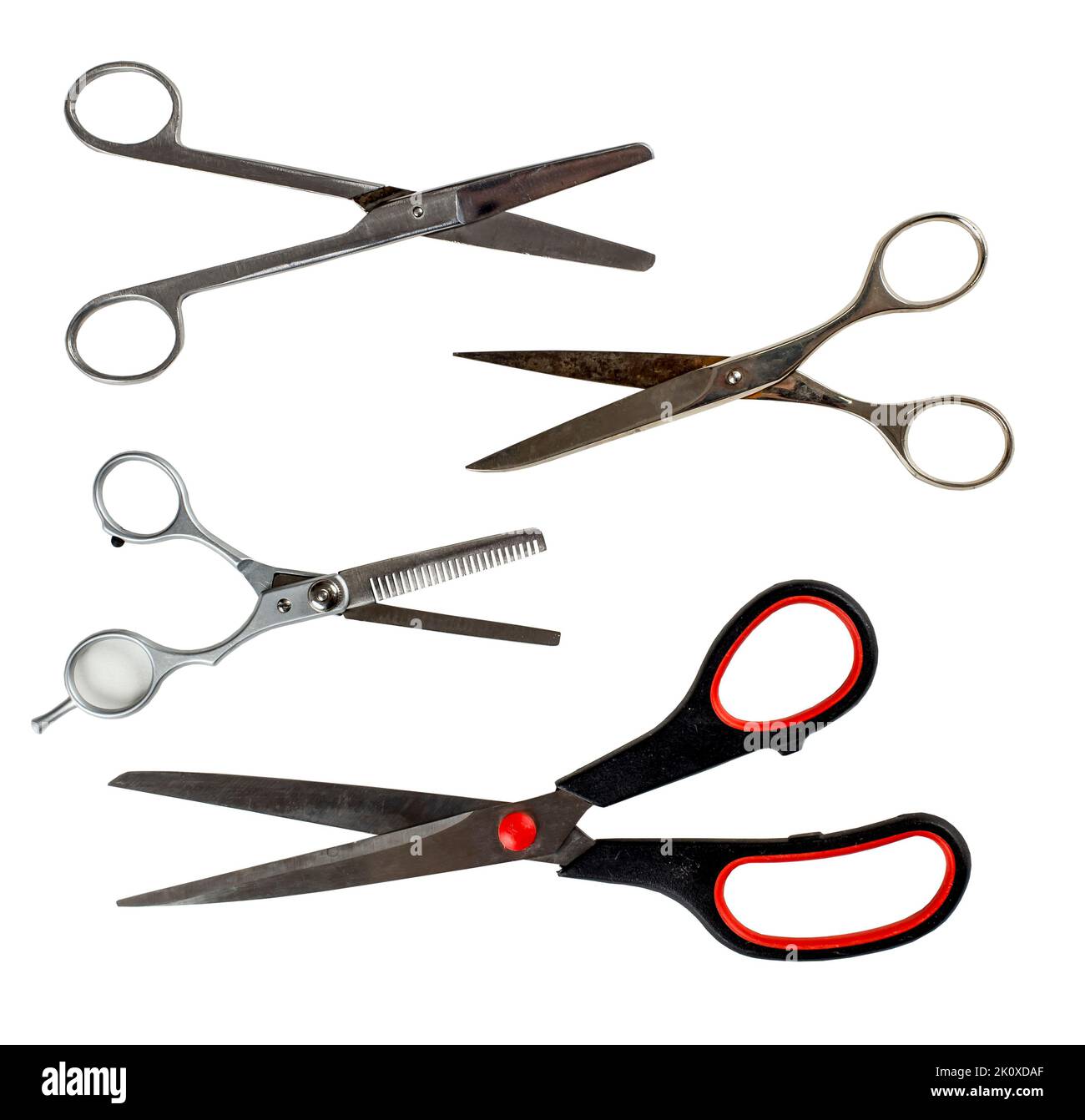 Scissors isolated on white background Stock Photo - Alamy