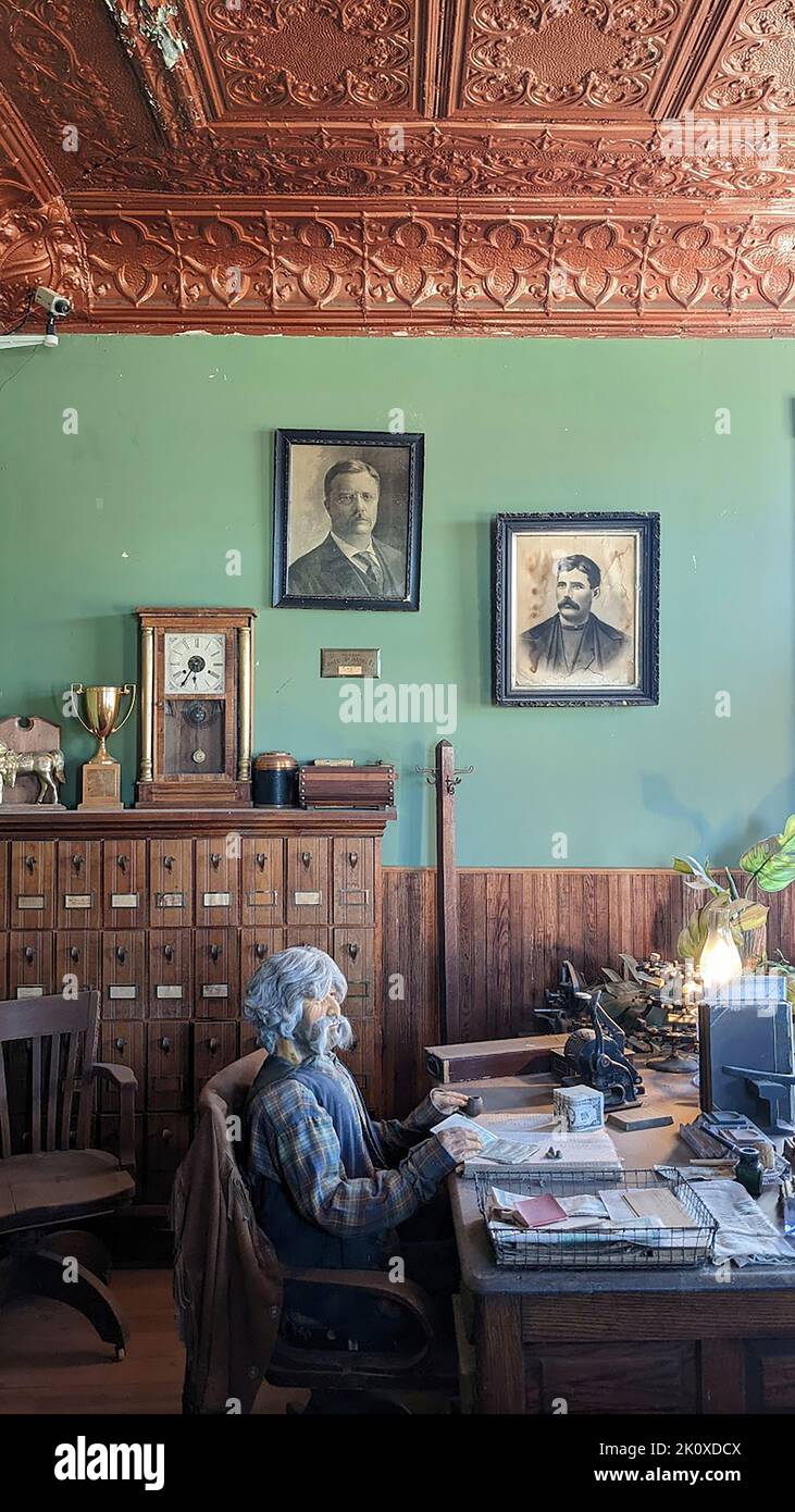 USA, Great Plains, South Dakota, Jackson County, 1880 Town, Museum ...