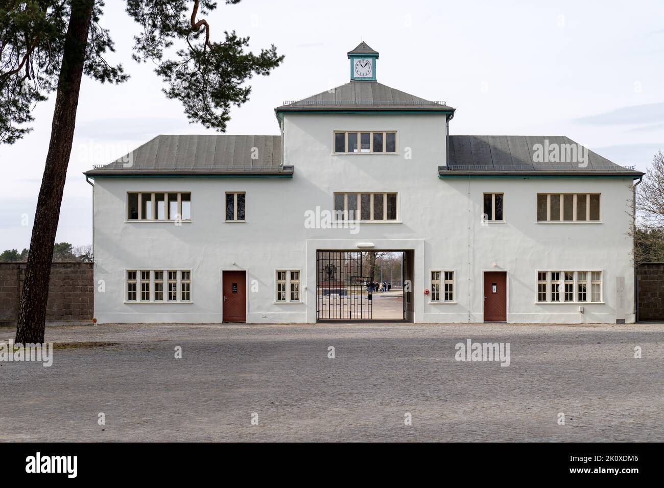 Gedenkstätte und Konzentrationslager Sachsenhausen in Oranienburg Stock ...