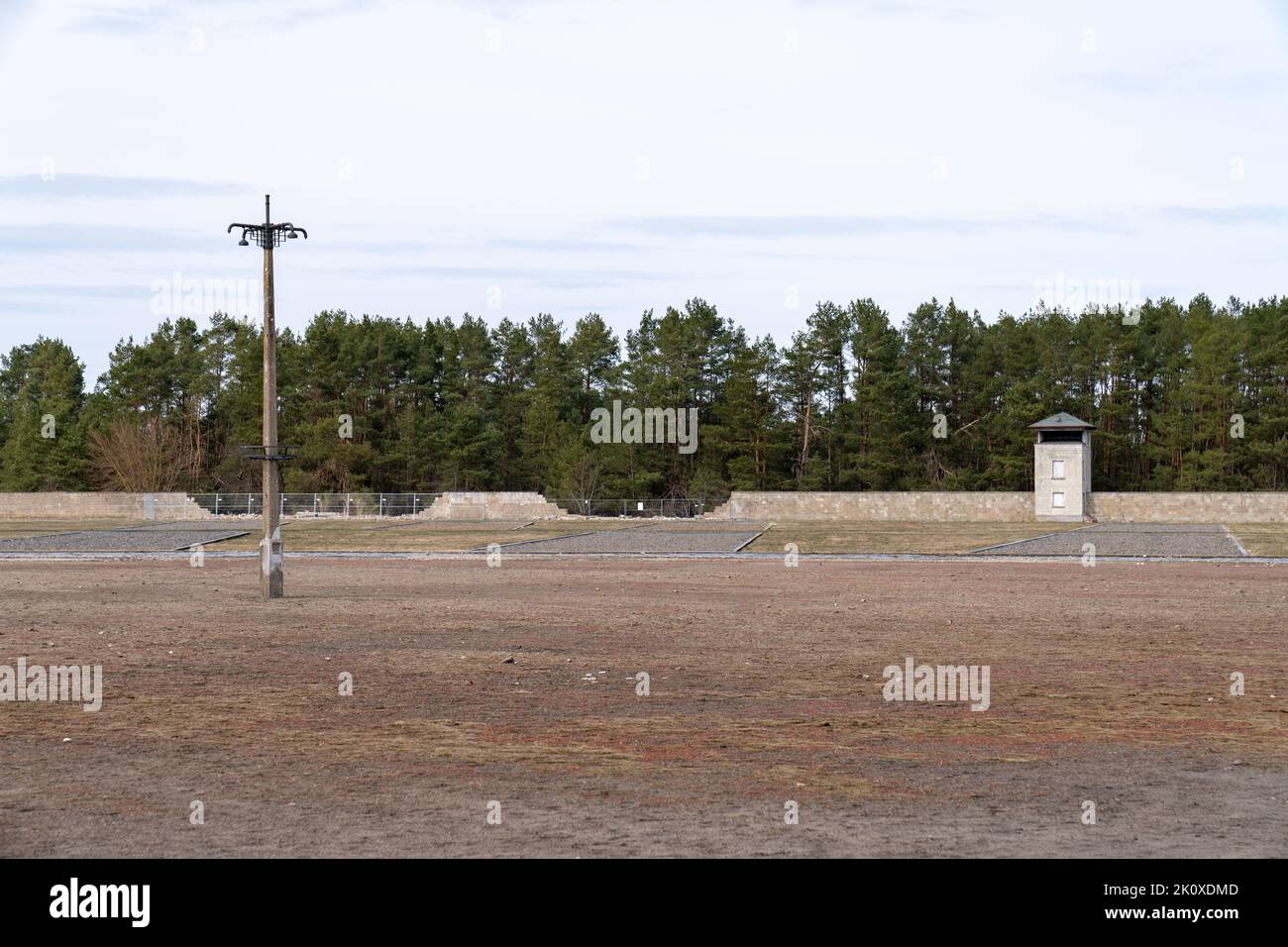 Gedenkstätte und Konzentrationslager Sachsenhausen in Oranienburg Stock ...