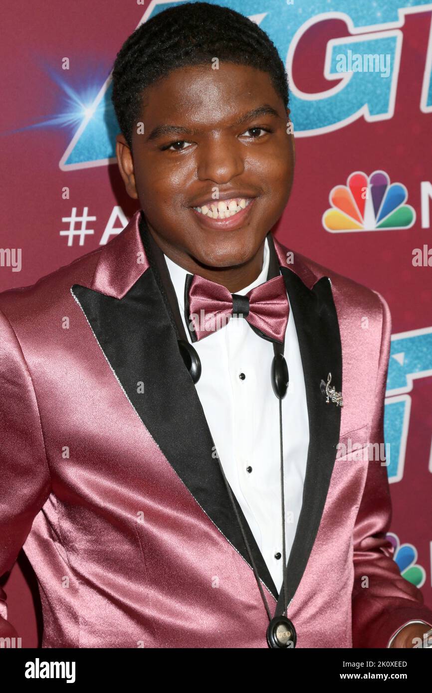 LOS ANGELES - SEP 13: Avery Dixon at the America's Got Talent Season 17 ...