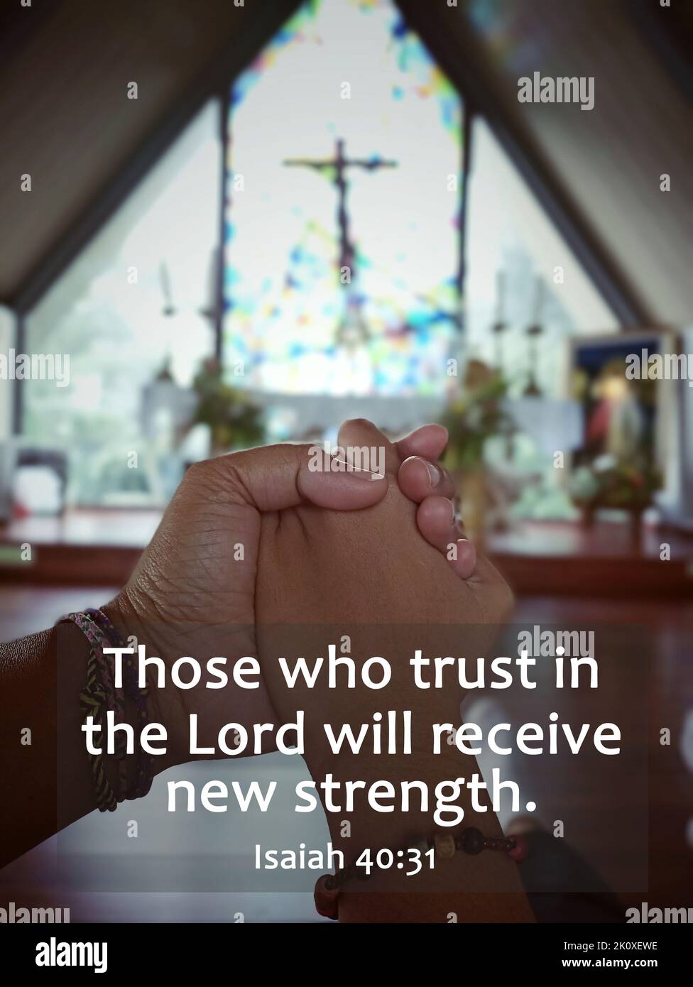 Bible verse quote - Those who trust in the Lord will receive new ...