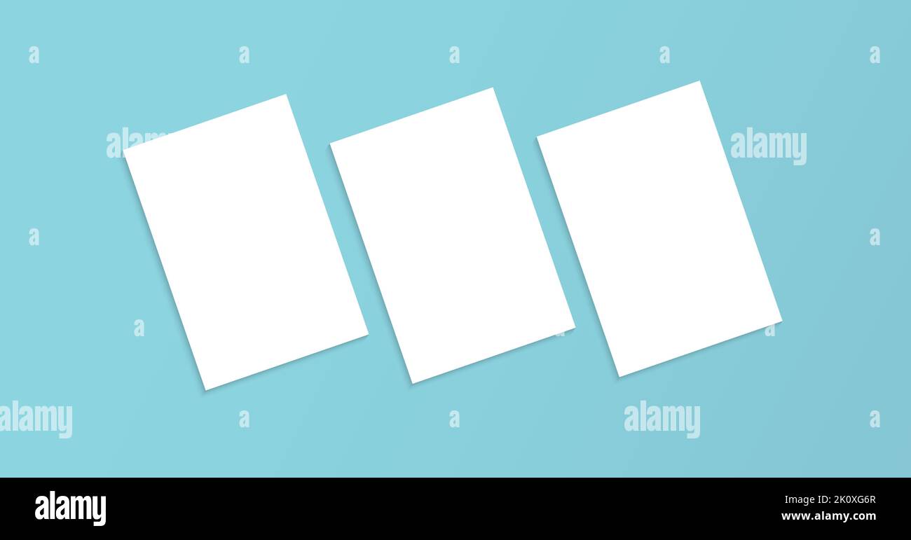 Clean Document Pages Set Business Mockup Poster Flyer Showcase Template ...