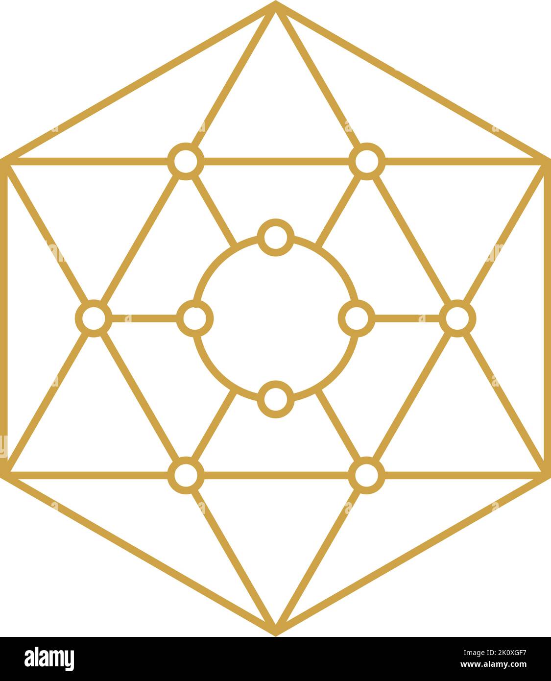 Geometric symbols, Sacred mystic signs Illustration Stock Vector Image ...