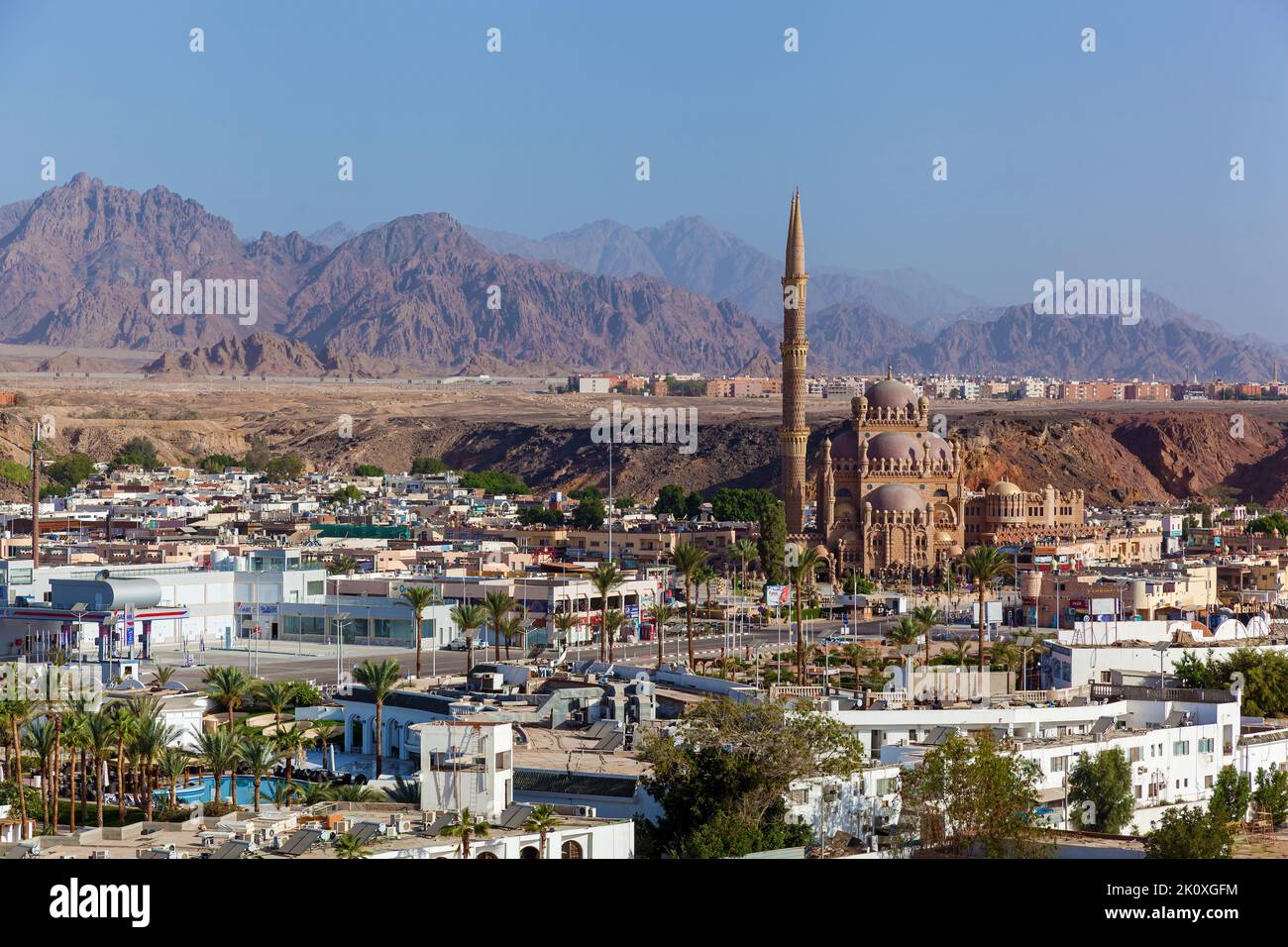 Egypt, Sharm el-Sheikh 05 May 2021: Al-Sahaba Mosque in the old city of ...