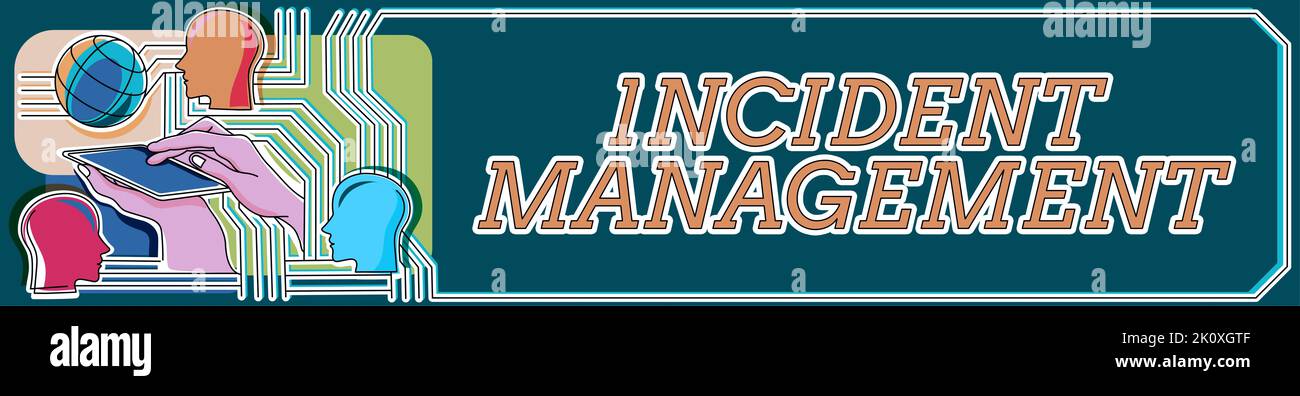 Writing Displaying Text Incident Management Word For Process To Return Service To Normal