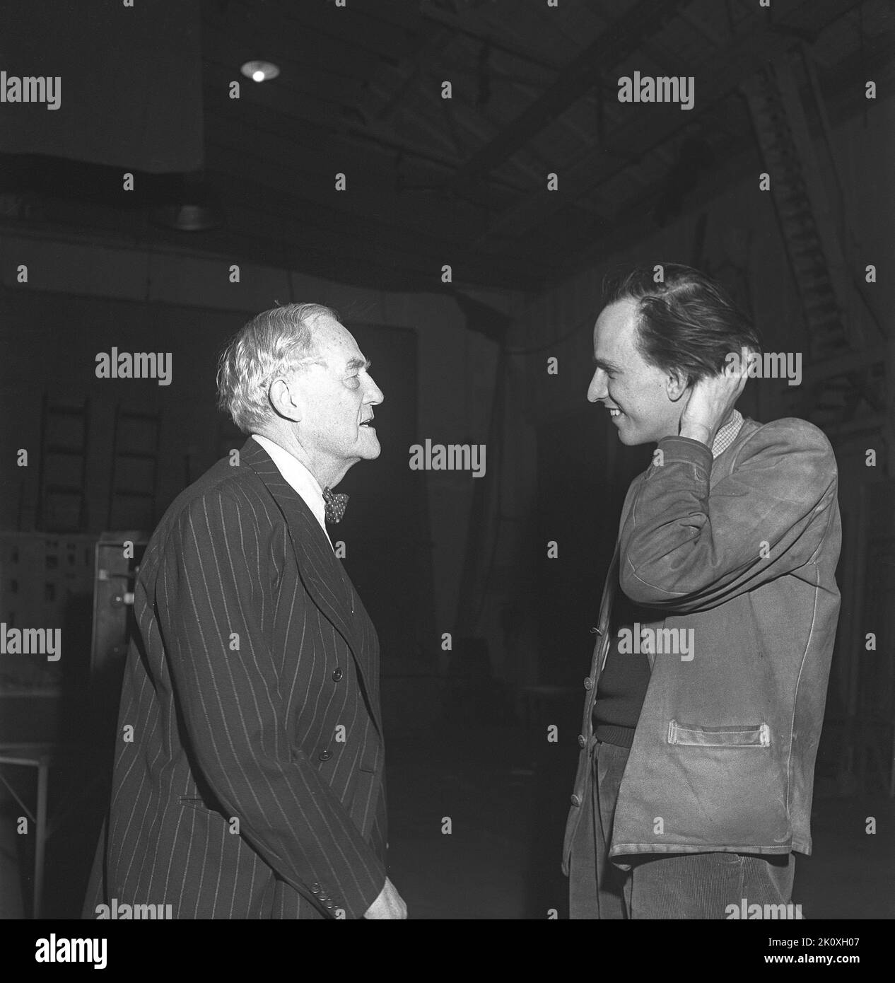 Ingmar Bergman. 1918-2007. Swedish film director. Pictured here with ...
