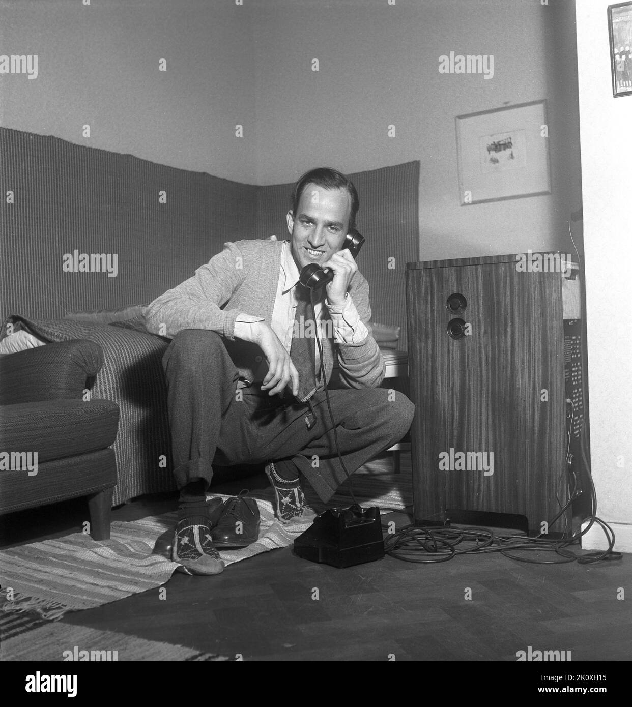 Ingmar Bergman. 1918-2007. Swedish film director. Pictured here 1951 in ...